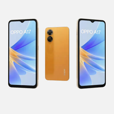 Oppo A17 Gold - 3D Model by Rever_Art