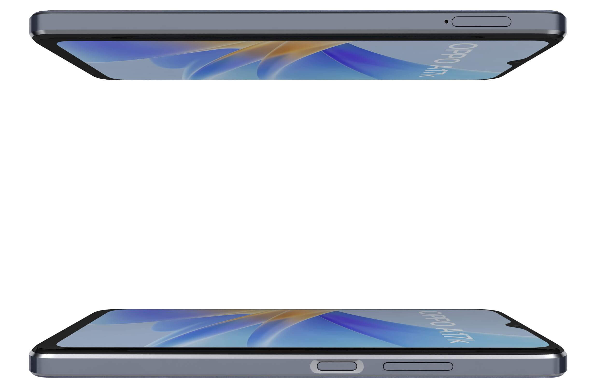 Oppo A17k Blue And Yellow - 3D Model by Rever_Art