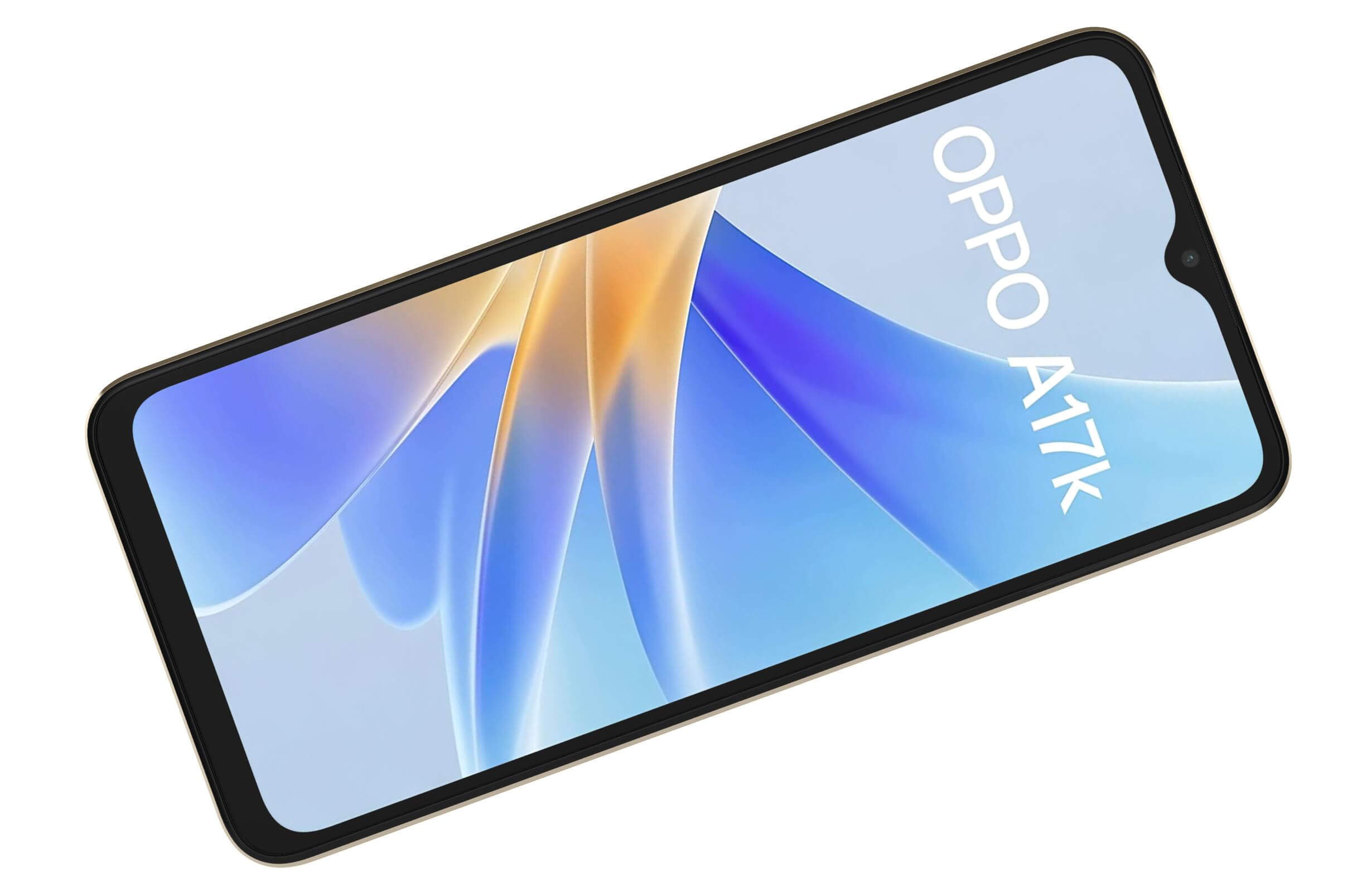 Oppo A17k Blue And Yellow - 3D Model by Rever_Art