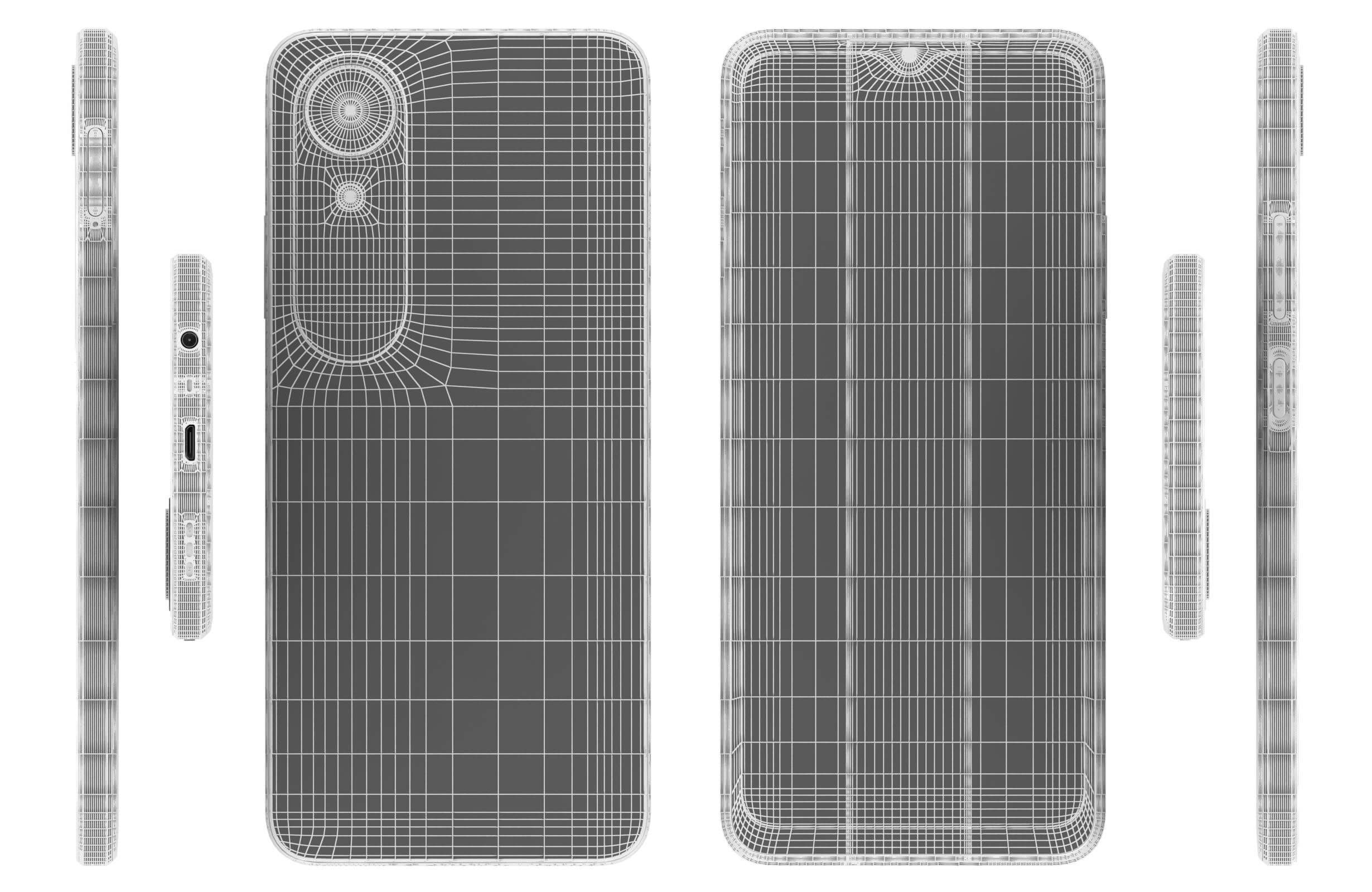 Oppo A17k Blue And Yellow - 3D Model by Rever_Art