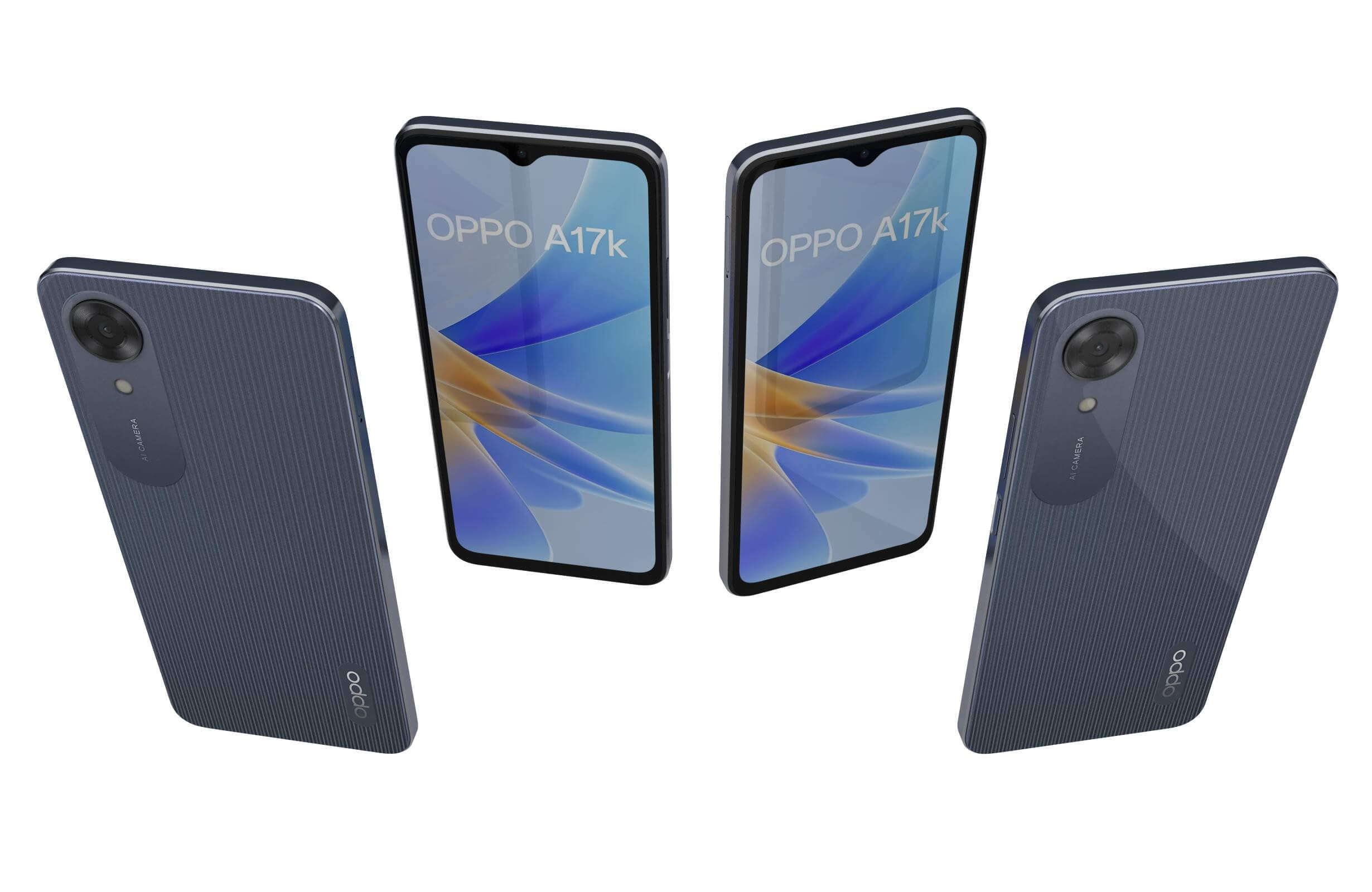 Oppo A17k Blue - 3D Model by Rever_Art