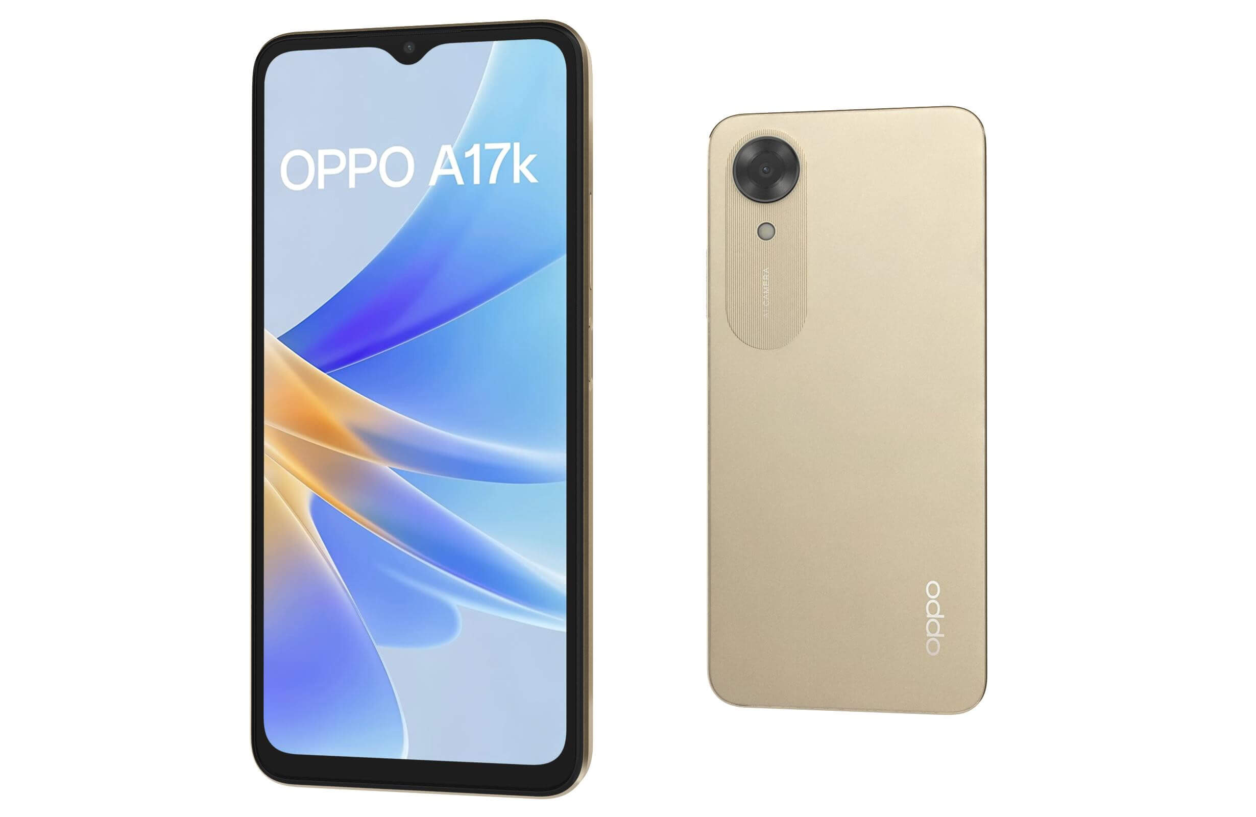 Oppo A17k Gold - 3D Model by Rever_Art