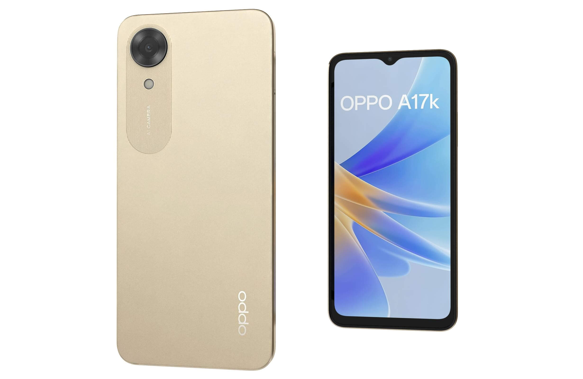 Oppo A17k Gold - 3D Model by Rever_Art