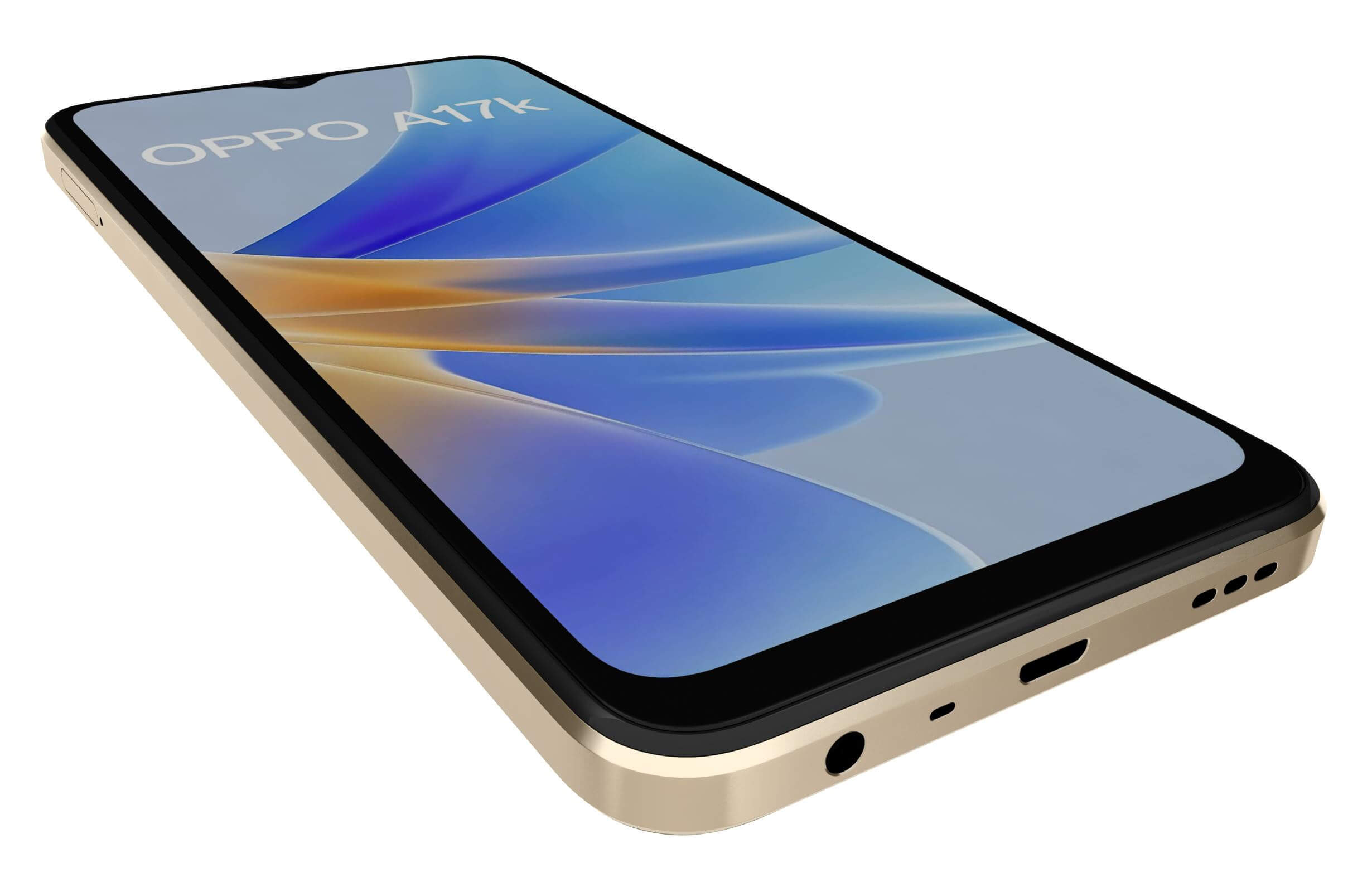 Oppo A17k Gold - 3D Model by Rever_Art