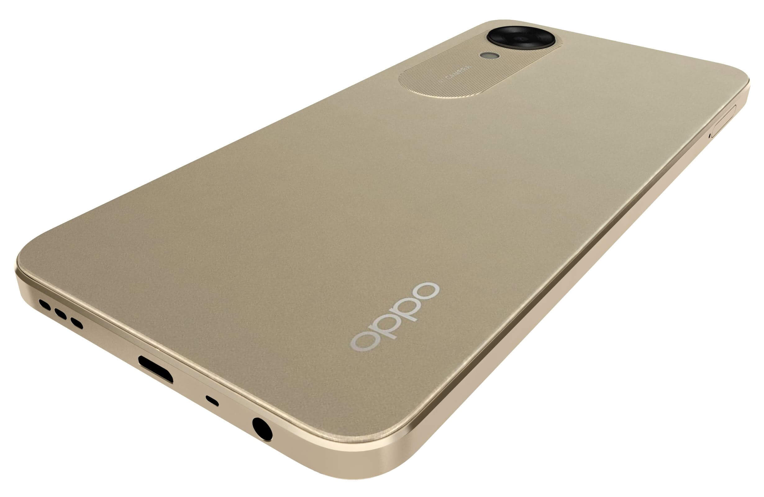 Oppo A17k Gold - 3D Model by Rever_Art