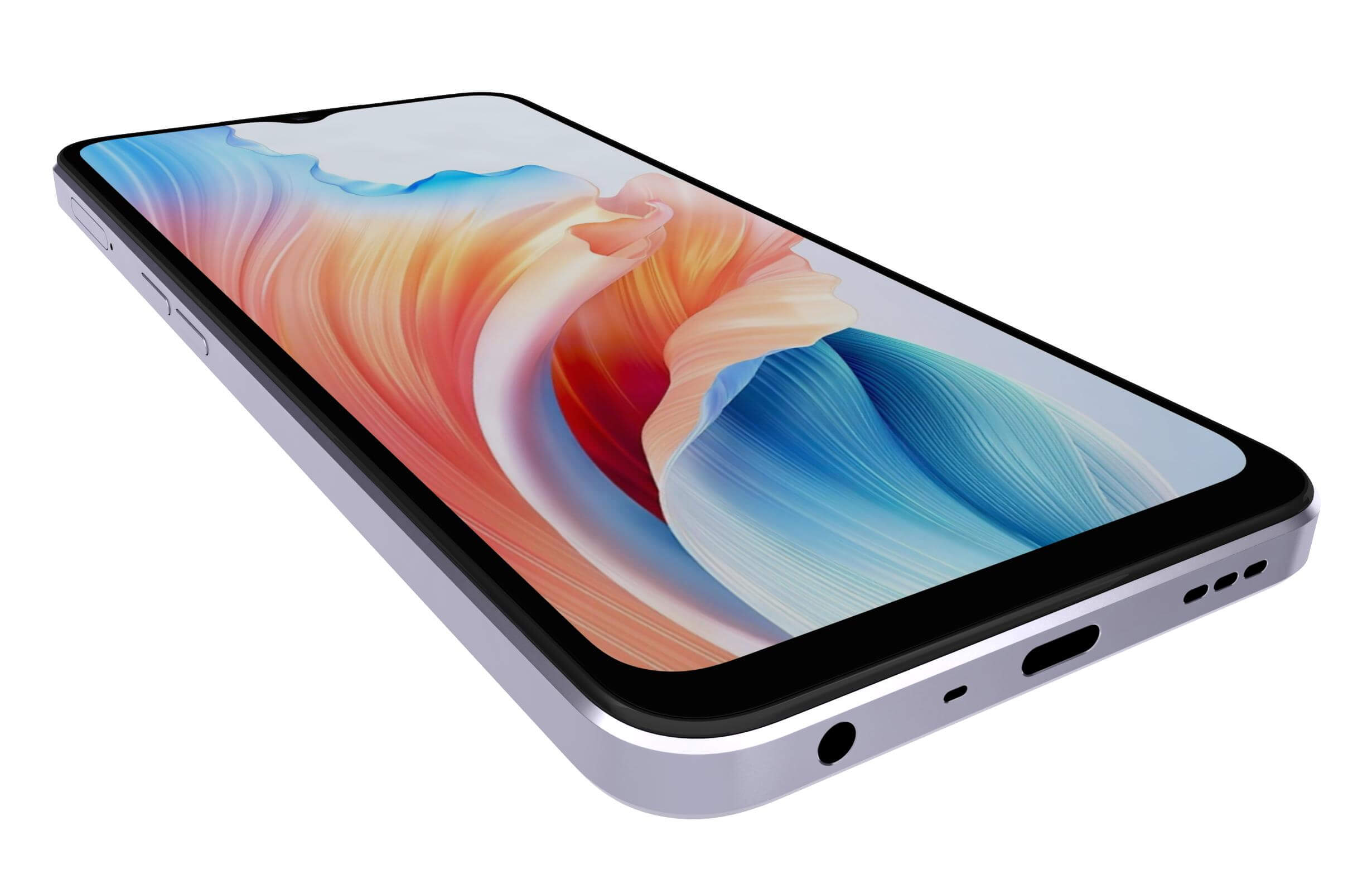 Oppo A2X Purple - 3D Model by Rever_Art