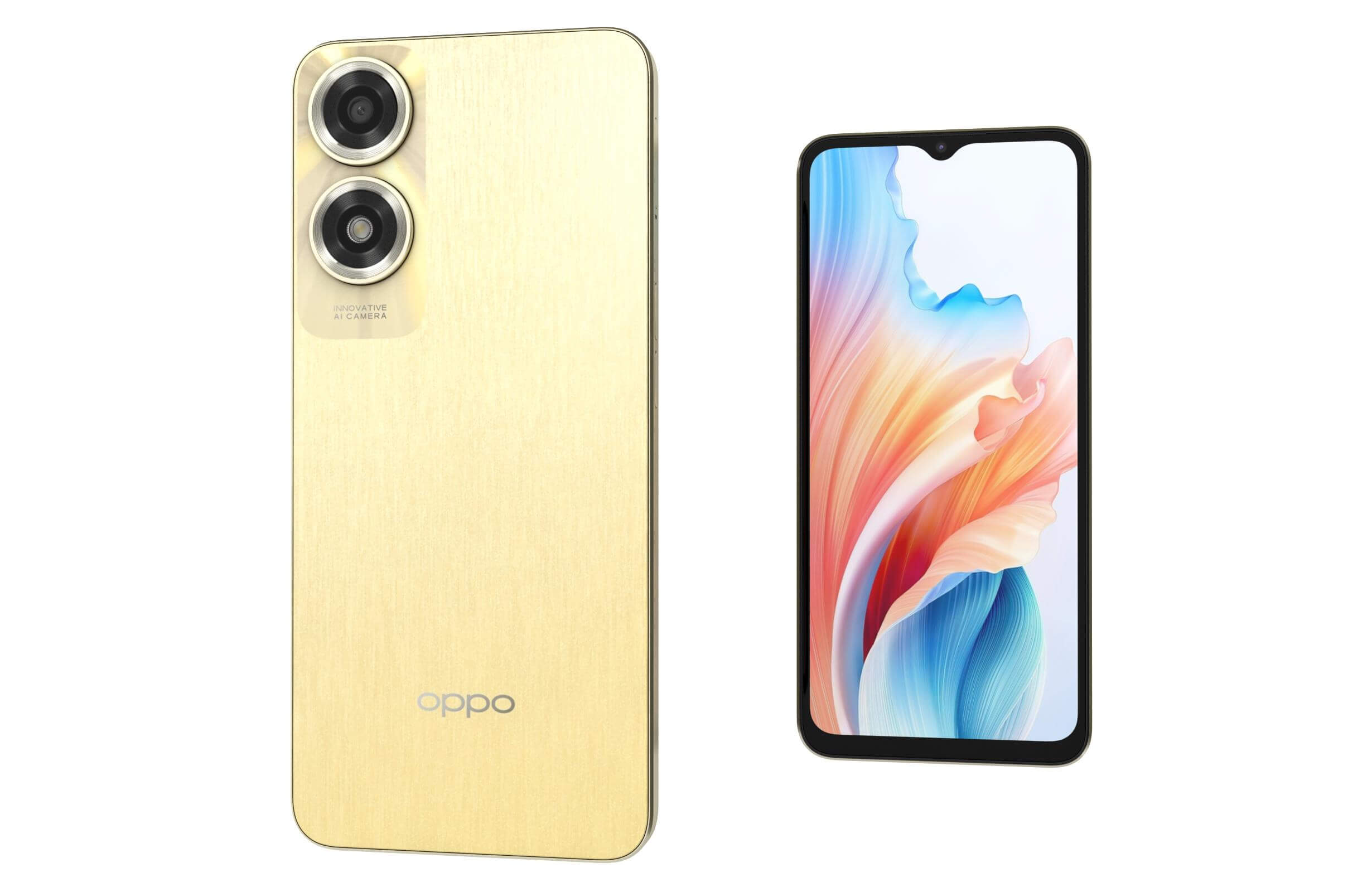Oppo A2X Yellow - 3D Model by Rever_Art