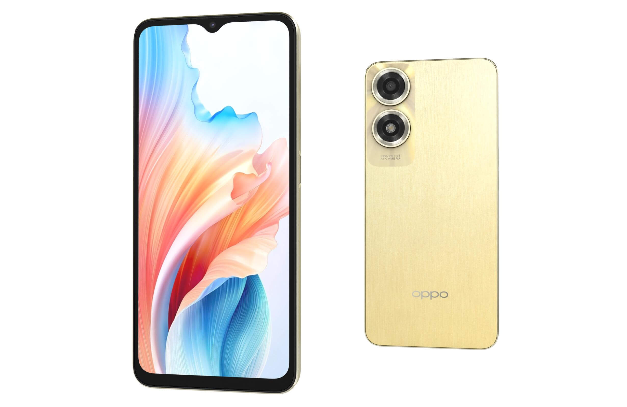 Oppo A2X Yellow - 3D Model by Rever_Art