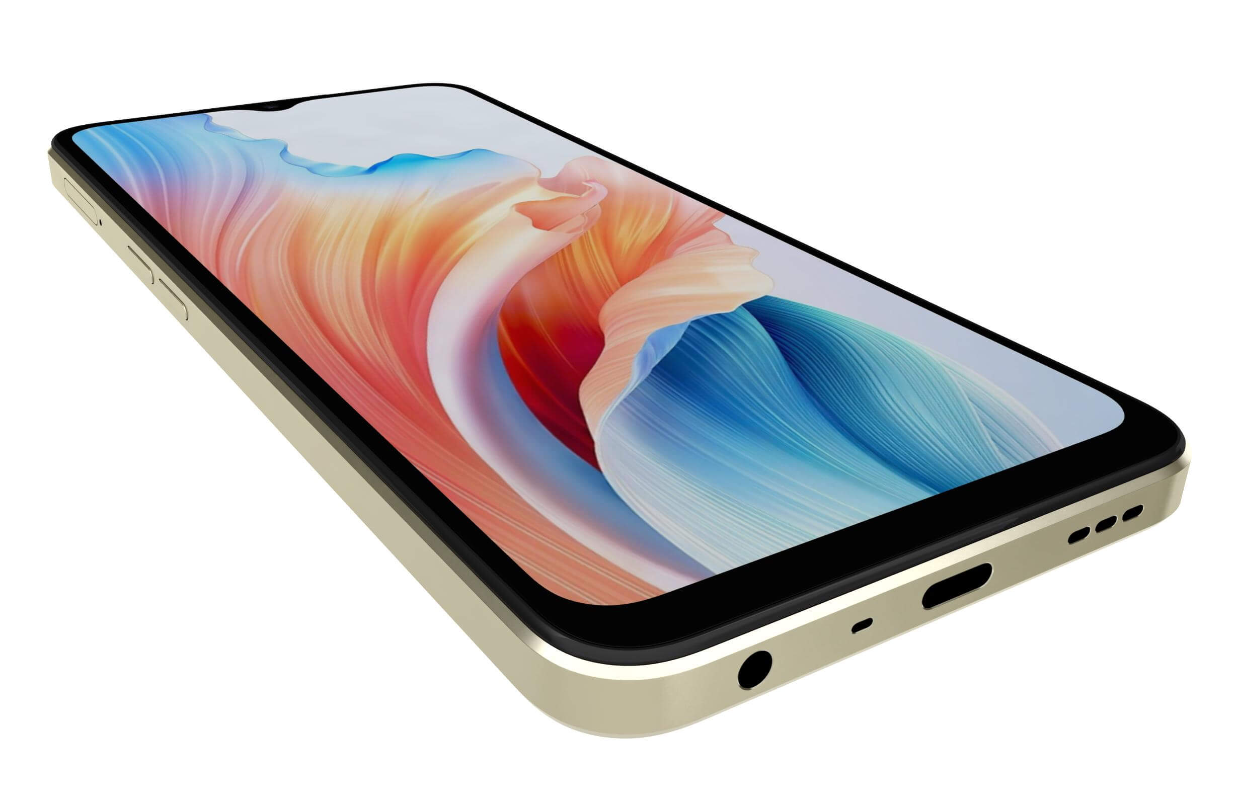 Oppo A2X Yellow - 3D Model by Rever_Art