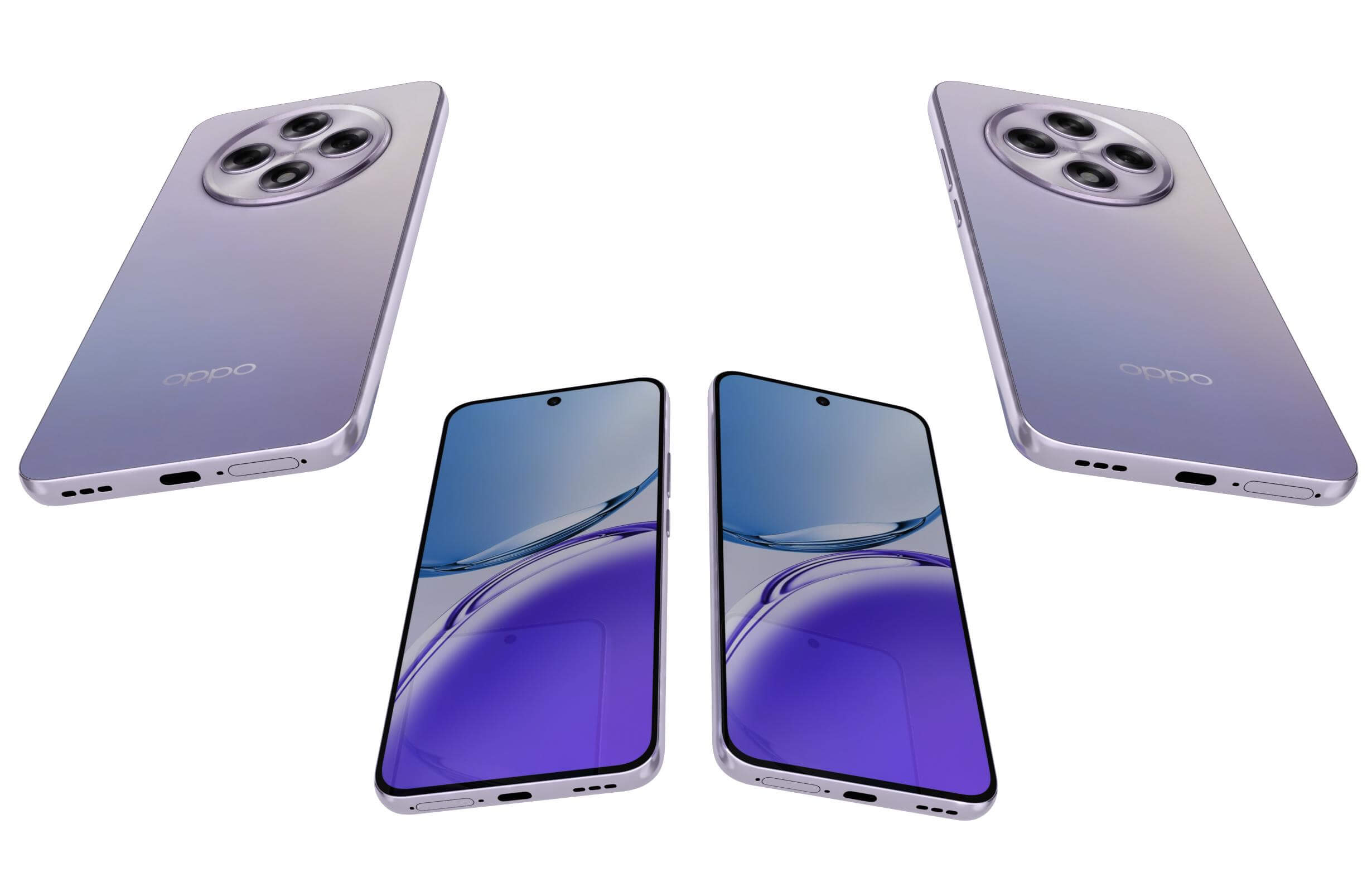 Oppo A3 2024 All Colors - 3D Model by Rever_Art