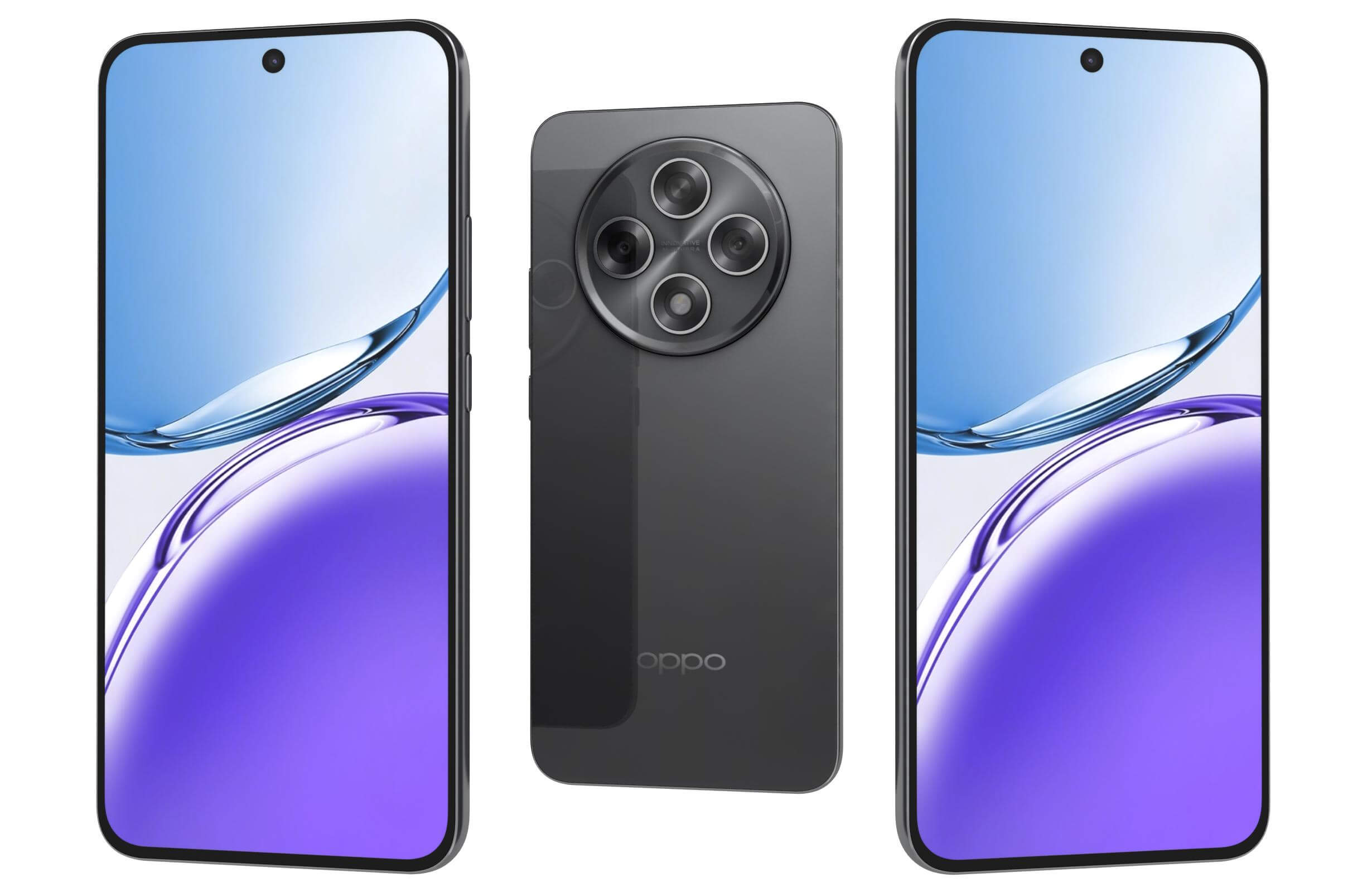 Oppo A3 2024 All Colors - 3D Model by Rever_Art