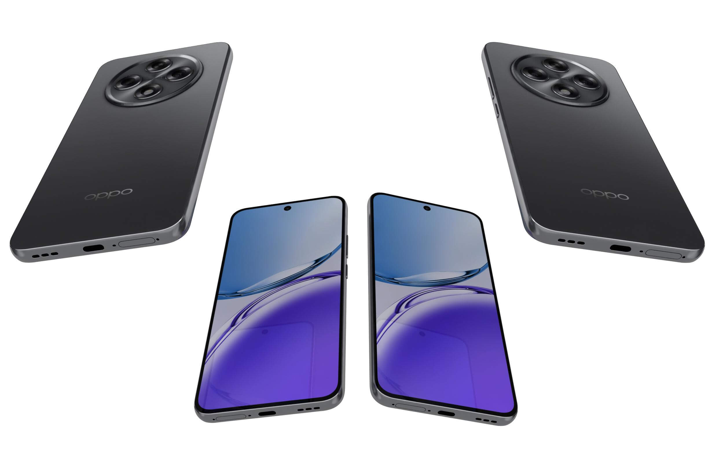 Oppo A3 2024 All Colors - 3D Model by Rever_Art