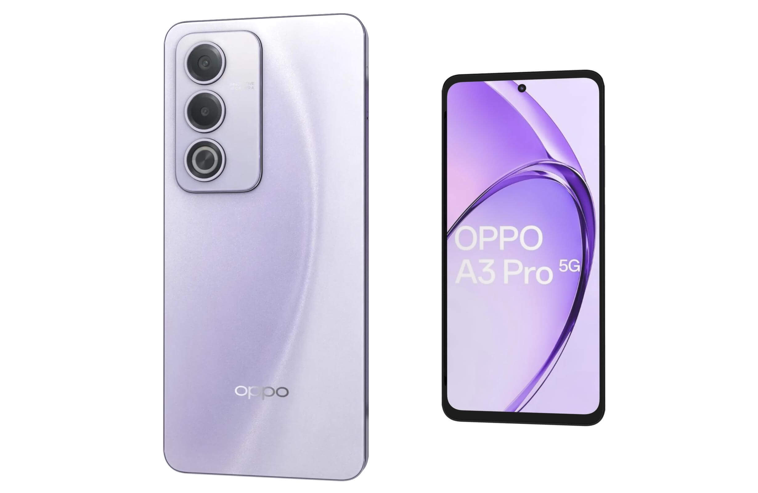 Oppo A3 Pro 5G Moonlight Purple - 3D Model by Rever_Art