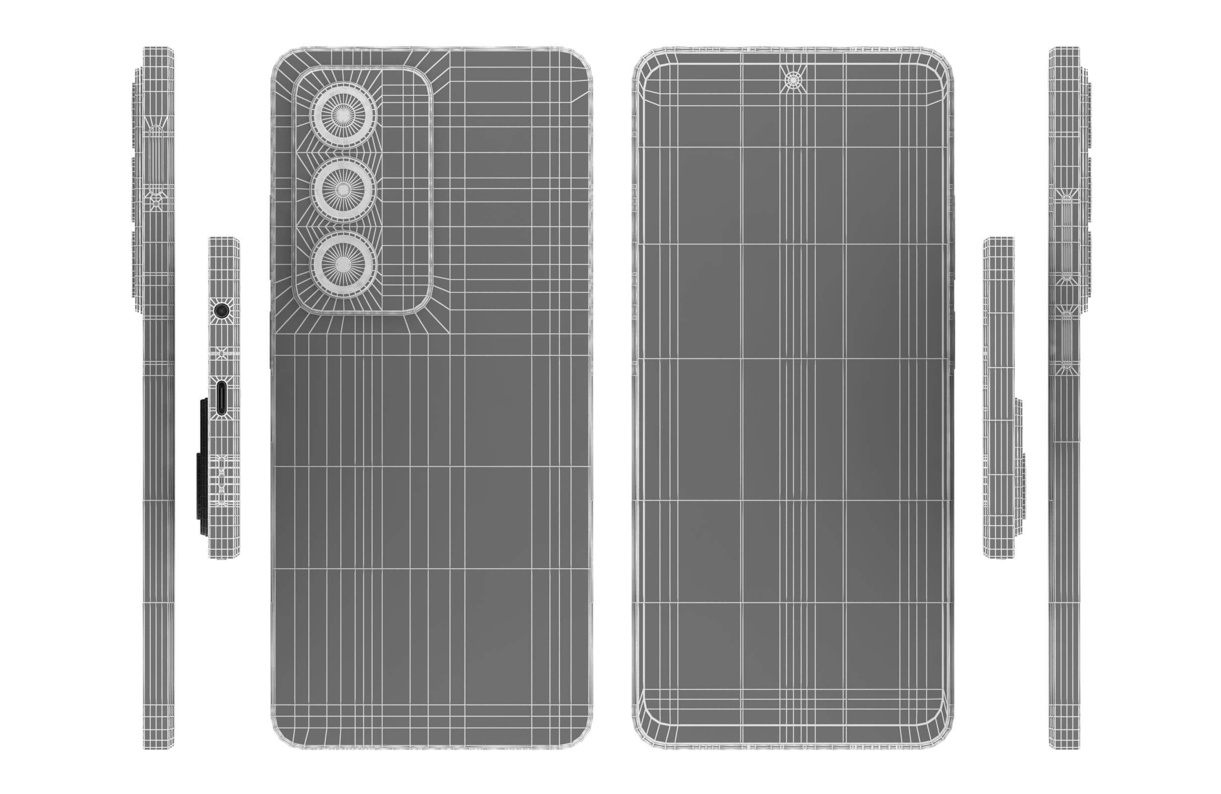 Oppo A3 Pro 5G Moonlight Purple - 3D Model by Rever_Art