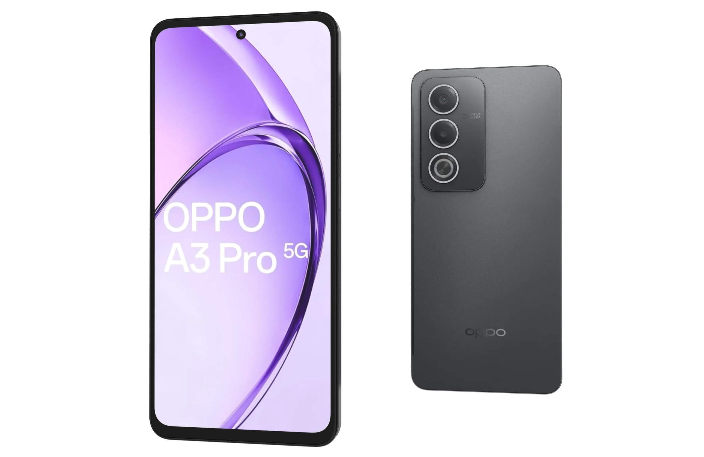 Oppo A3 Pro 5G Starry Black - 3D Model by Rever_Art