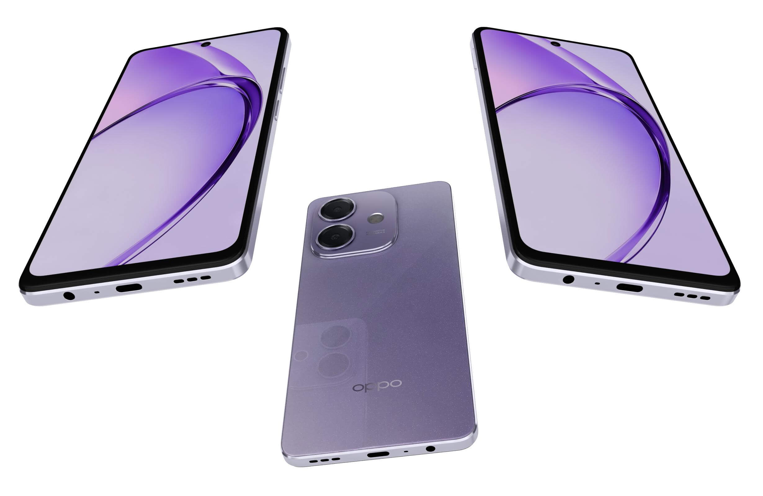 Oppo A3X 5G Purple - 3D Model by Rever_Art