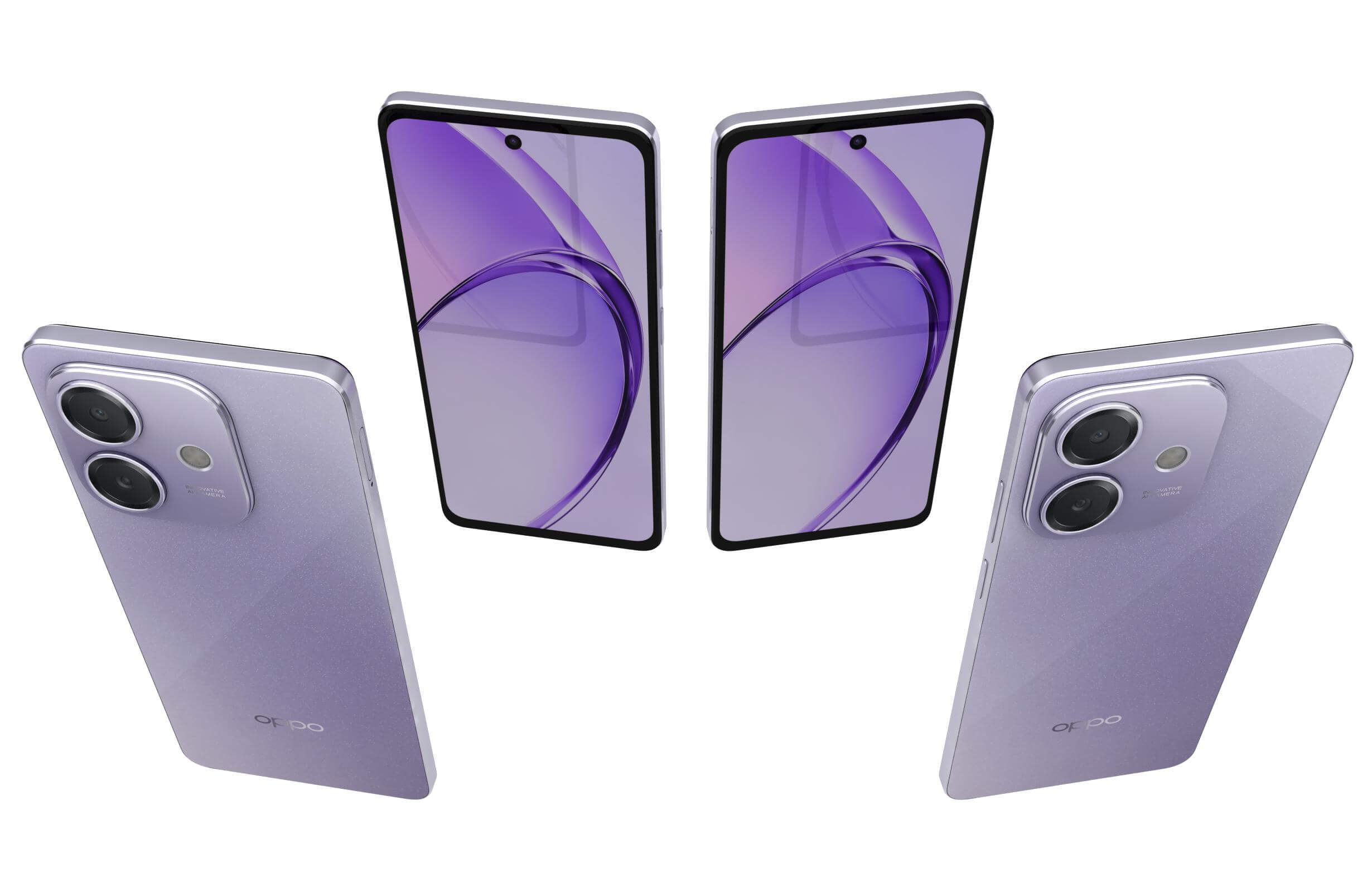 Oppo A3X 5G Purple - 3D Model by Rever_Art