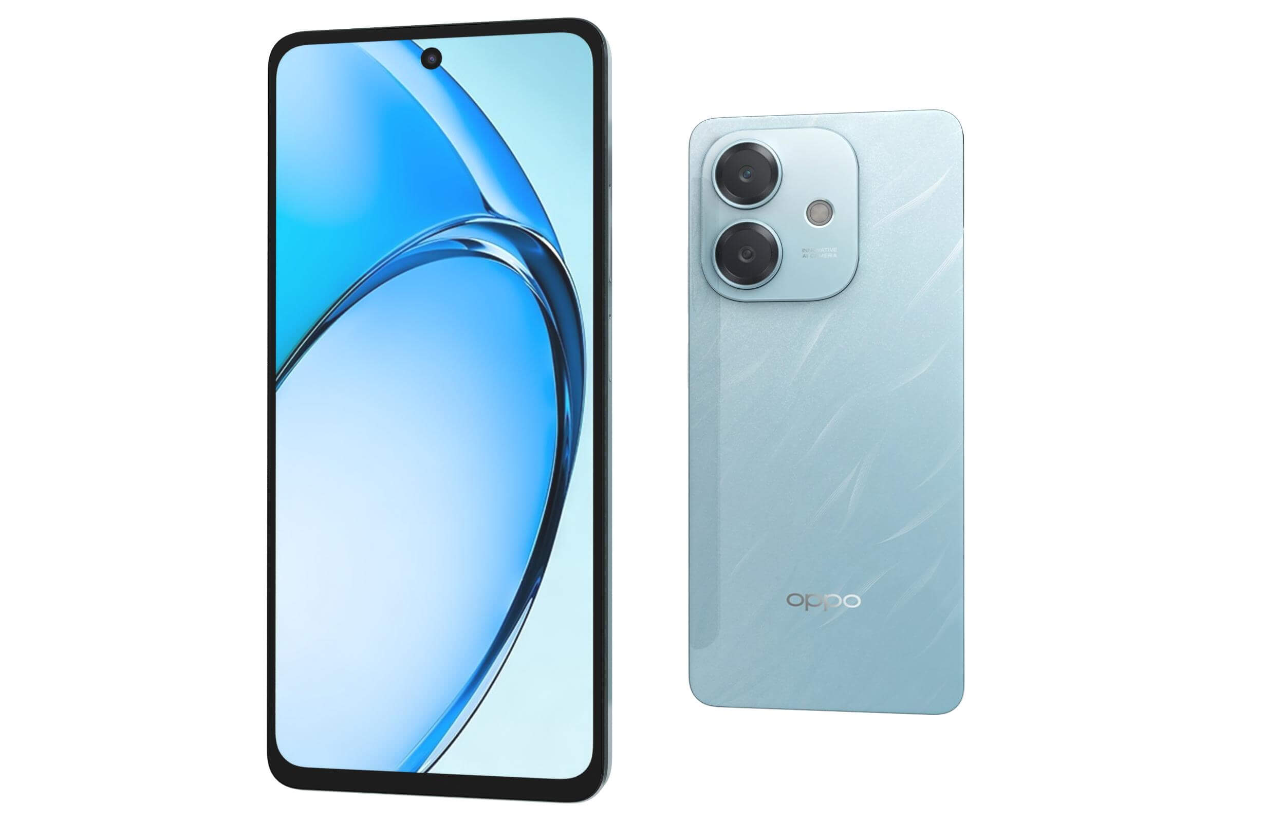 Oppo A3X Nebula Red and Ocean Blue - 3D Model by Rever_Art