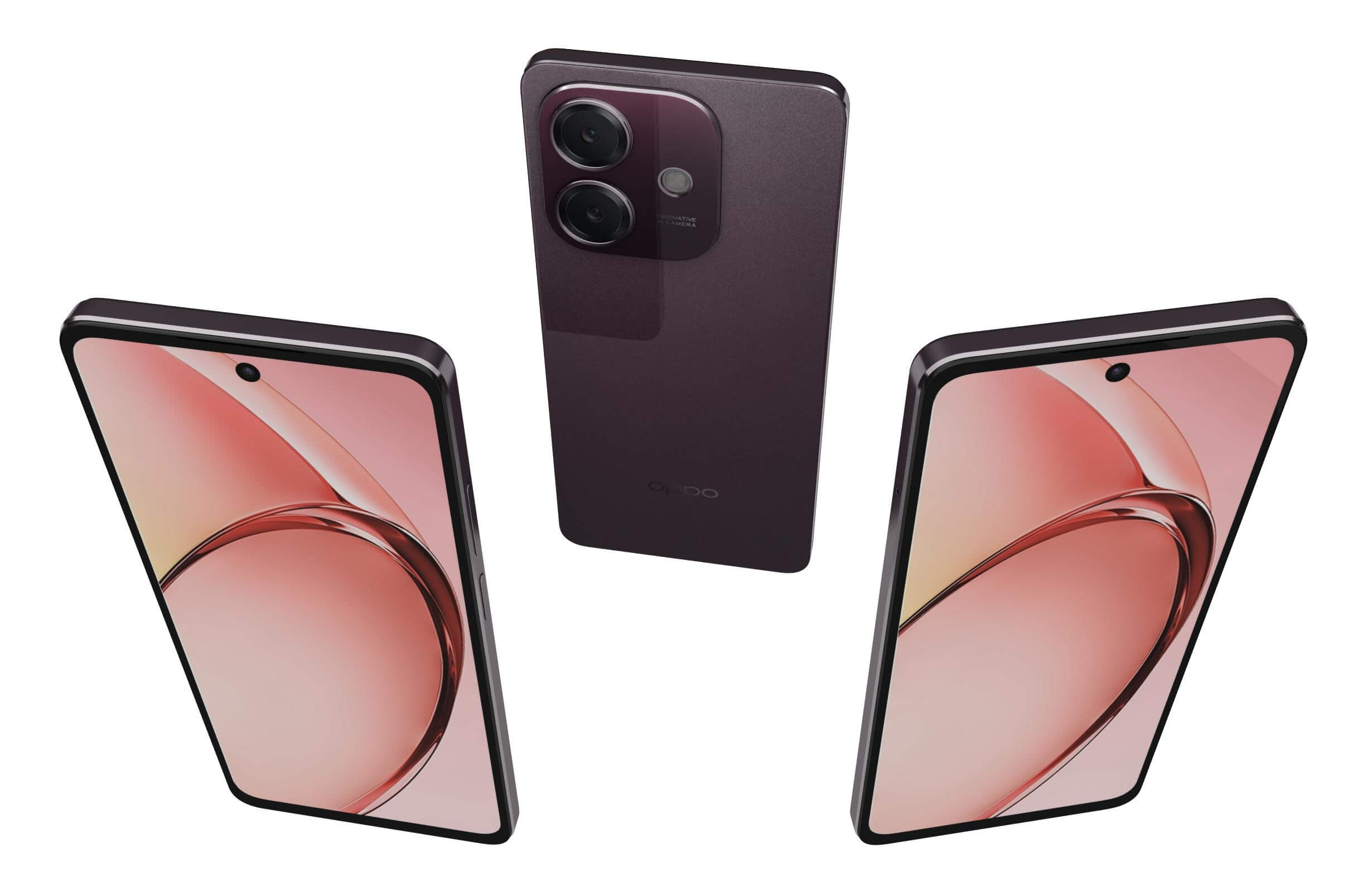 Oppo A3X Nebula Red - 3D Model by Rever_Art