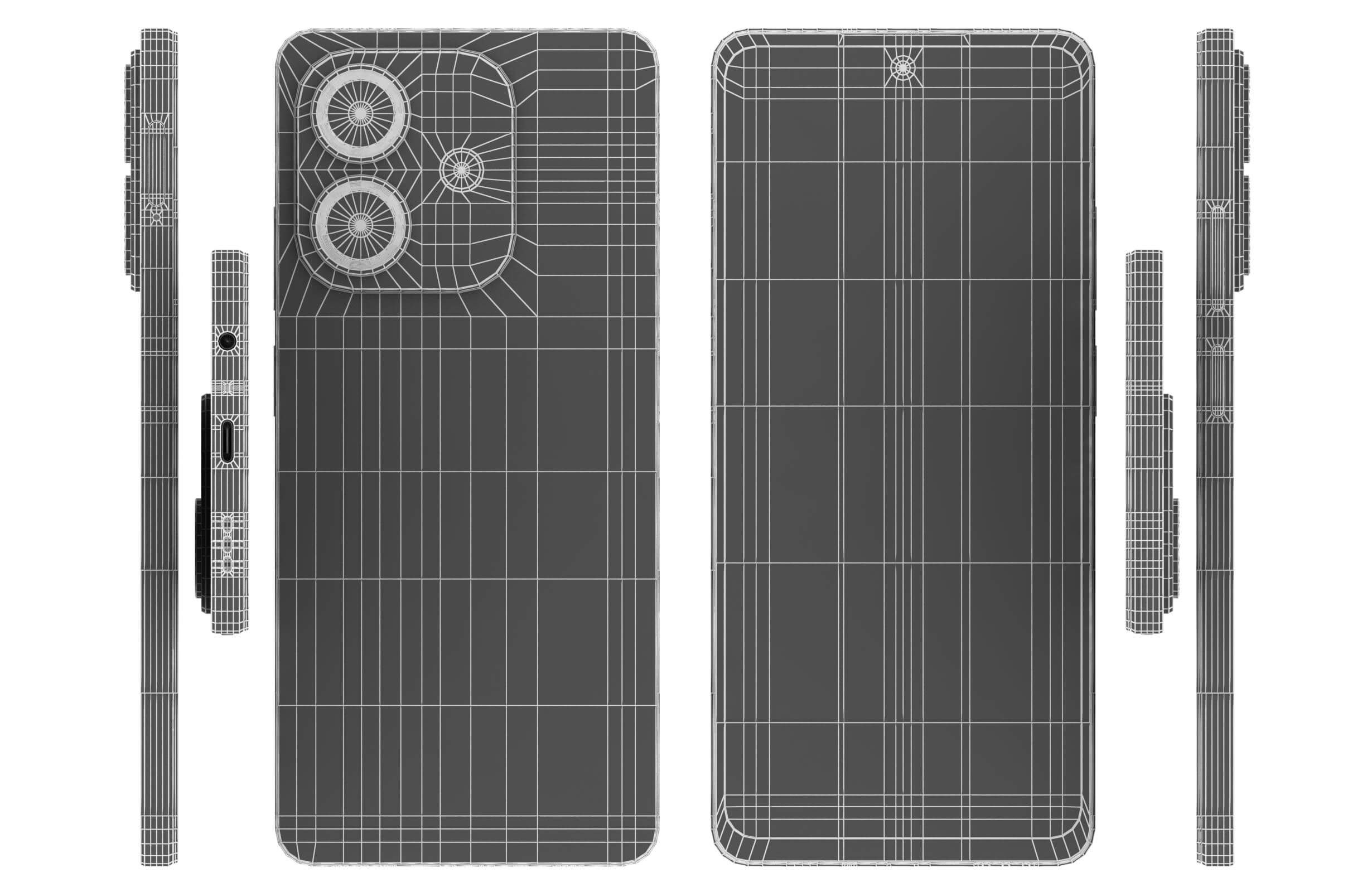 Oppo A3X Nebula Red - 3D Model by Rever_Art