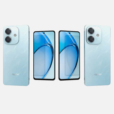 Oppo A3X Ocean Blue - 3D Model by Rever_Art