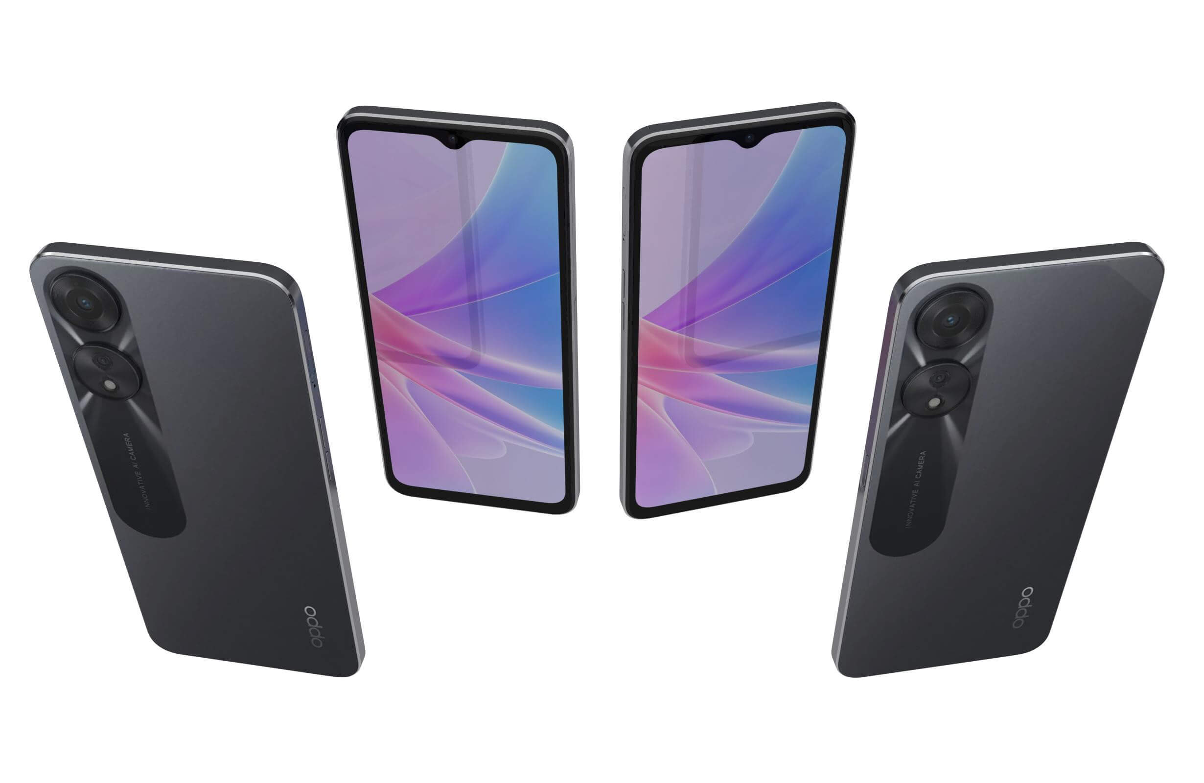 Oppo A58 All Colors - 3D Model by Rever_Art