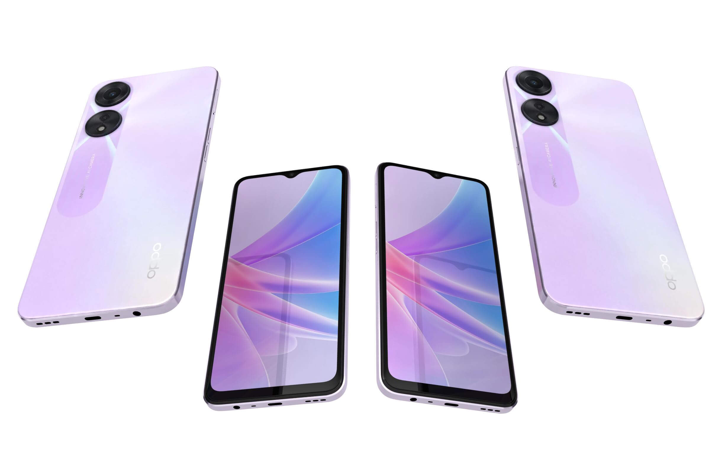 Oppo A58 All Colors - 3D Model by Rever_Art