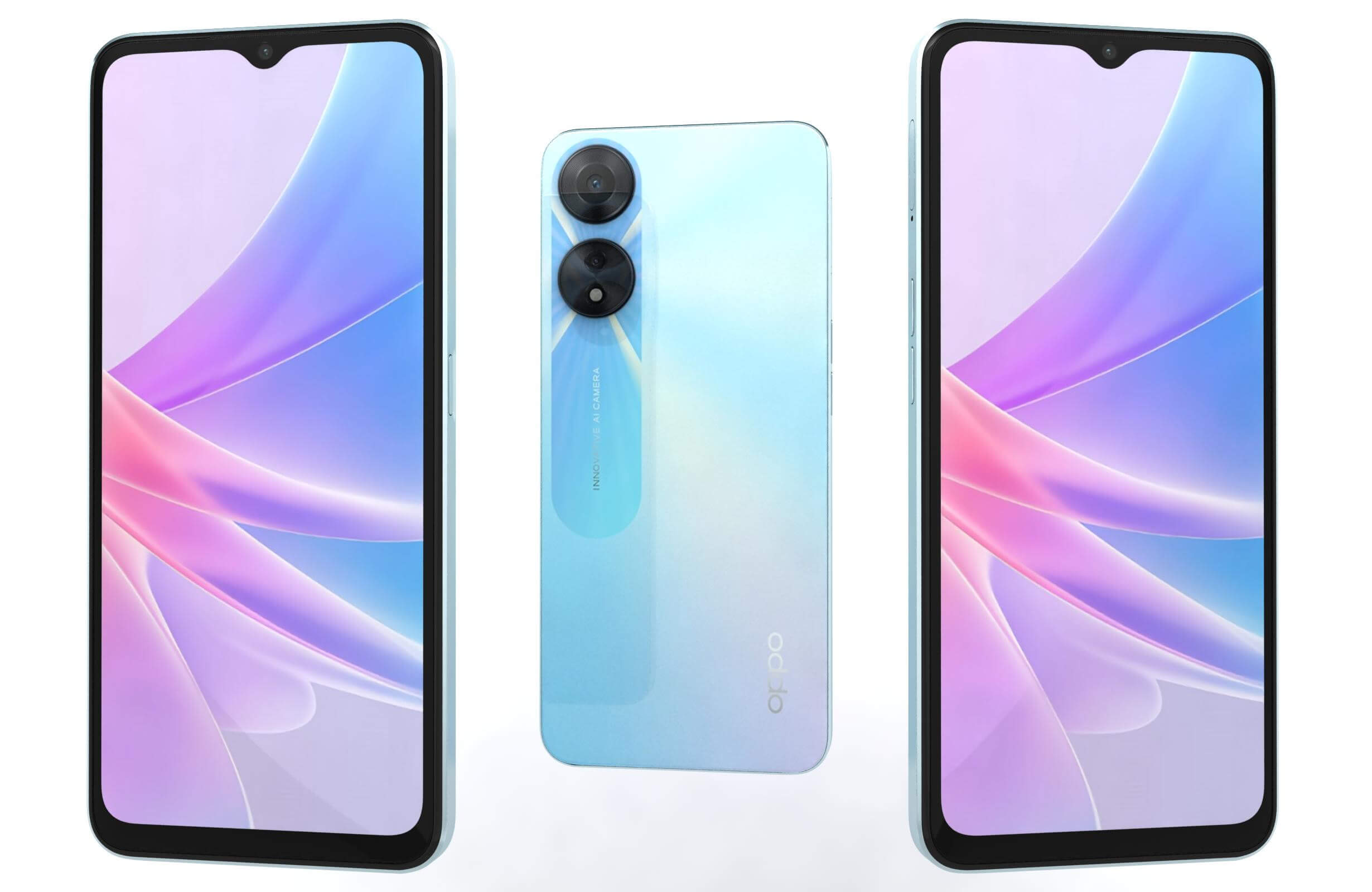 Oppo A58 All Colors - 3D Model by Rever_Art