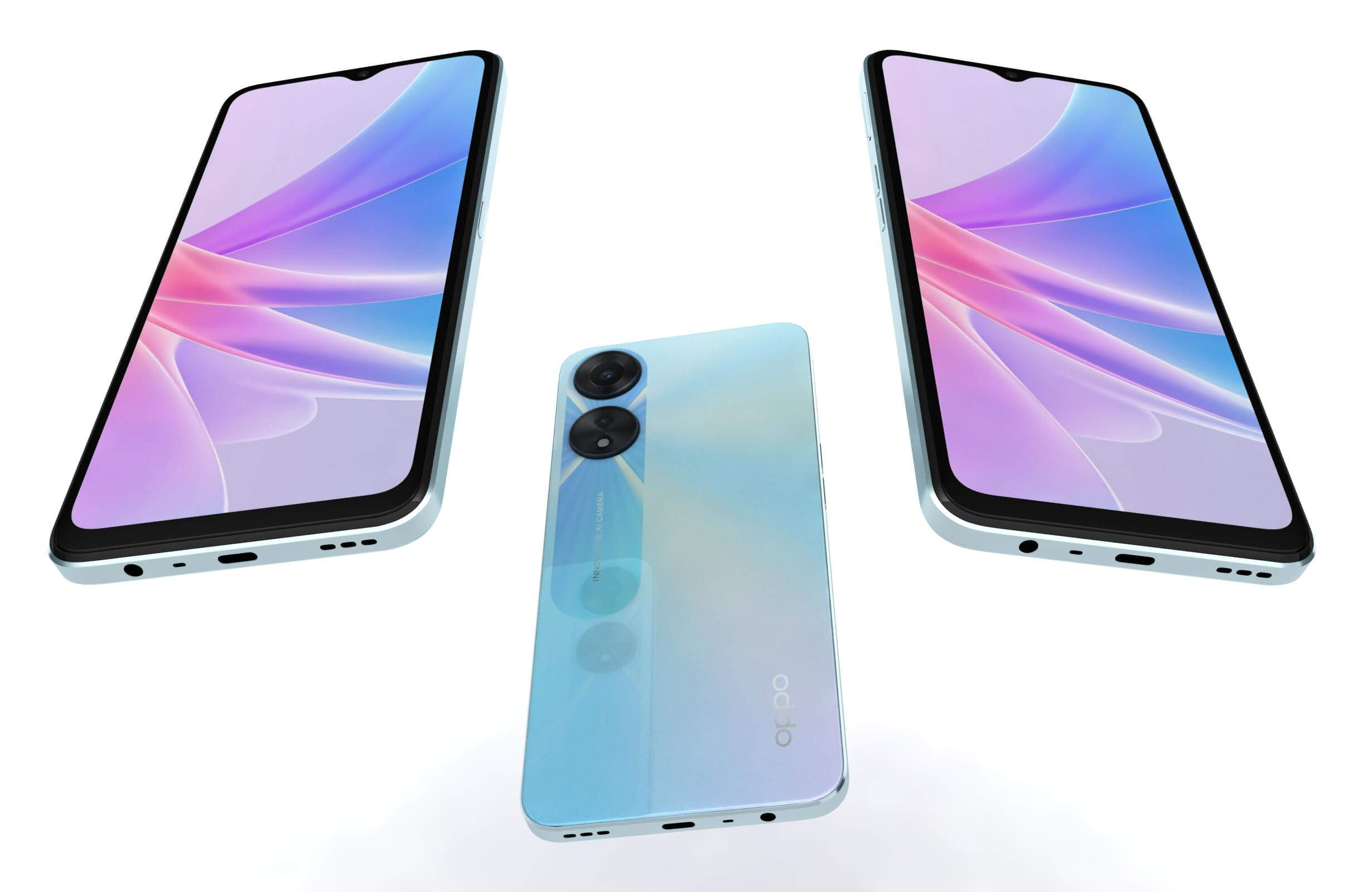 Oppo A58 All Colors - 3D Model by Rever_Art