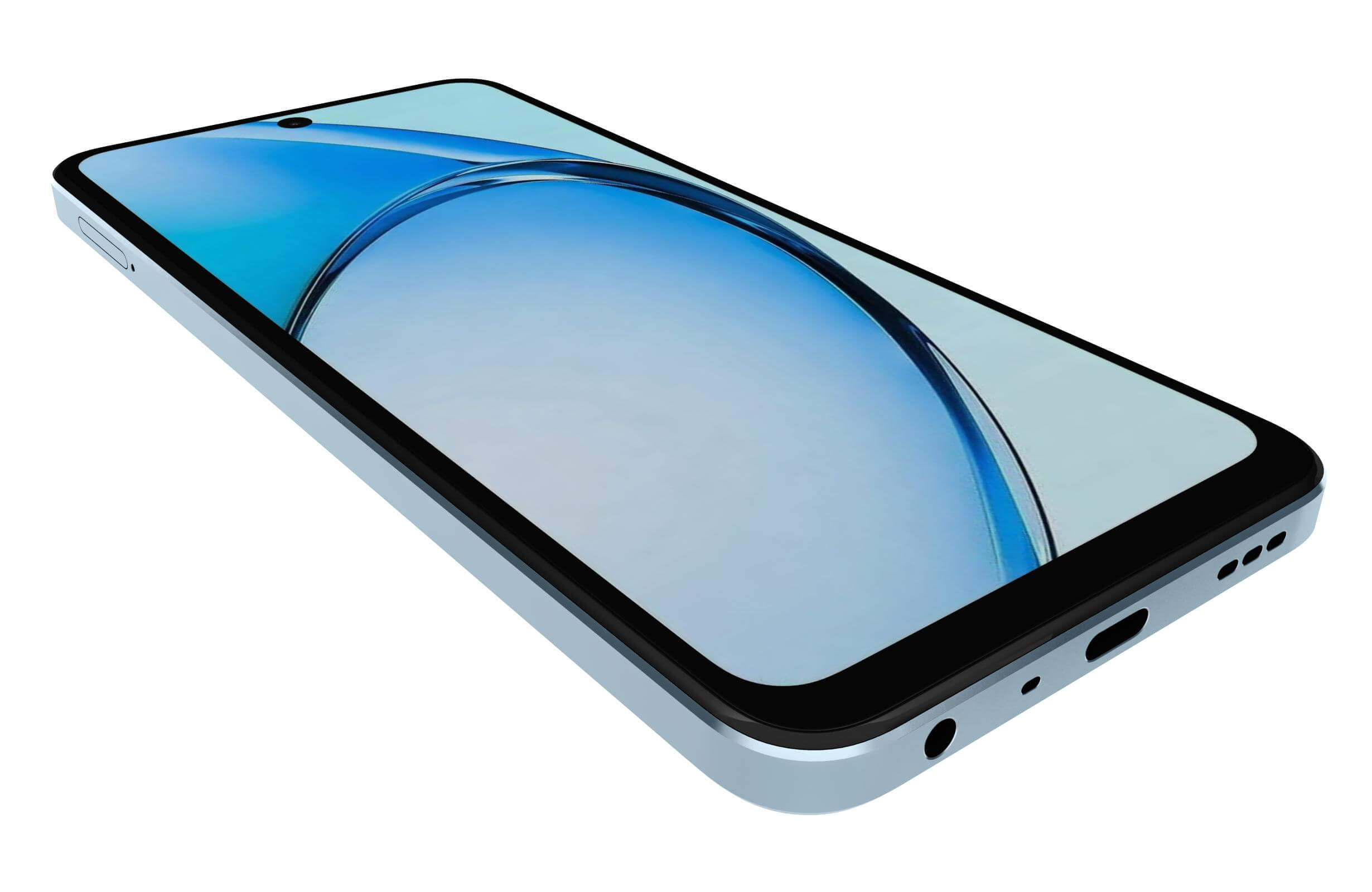 Oppo A60 Blue - 3D Model by Rever_Art