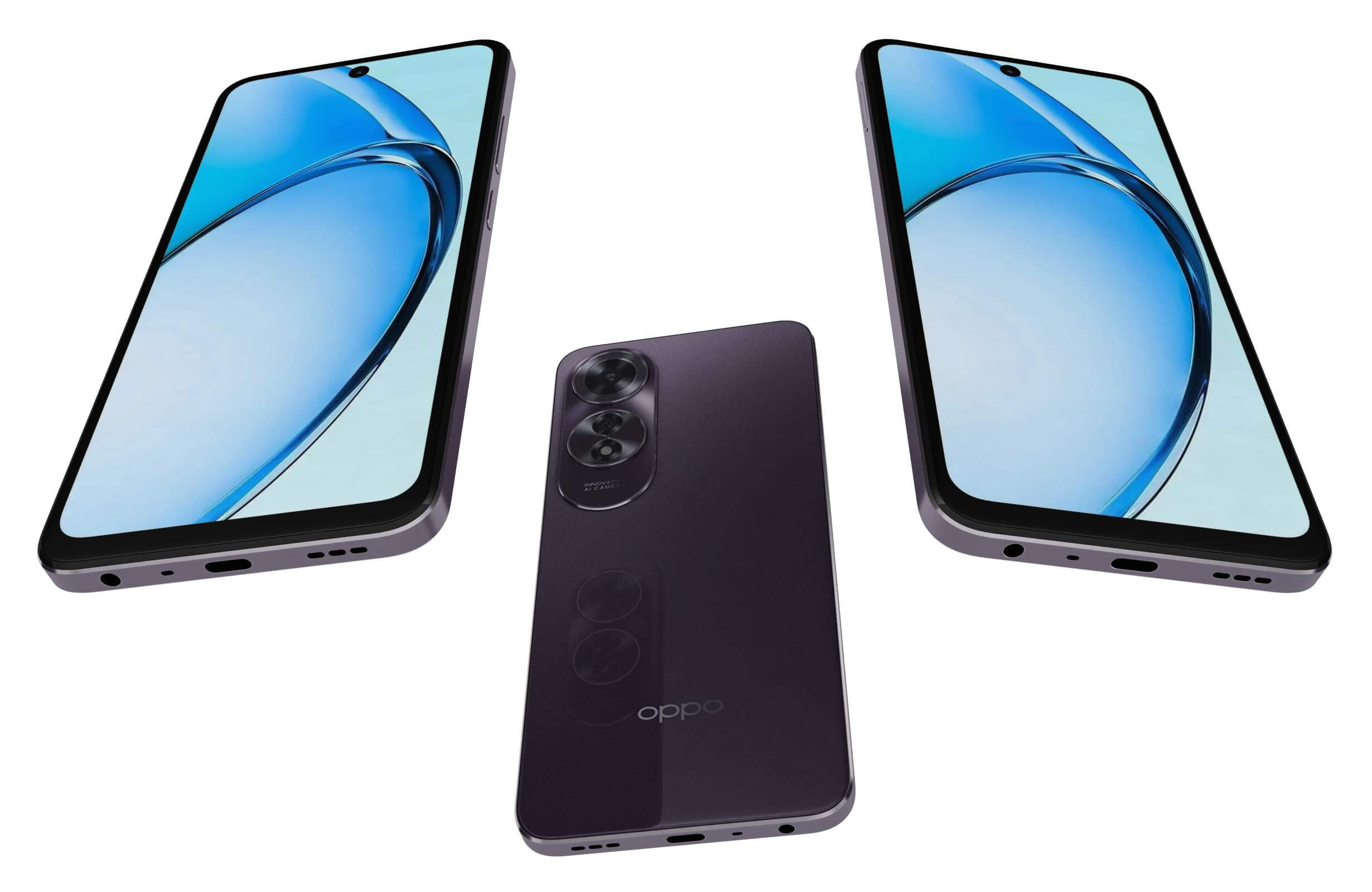 Oppo A60 Midnight Purple - 3D Model by Rever_Art