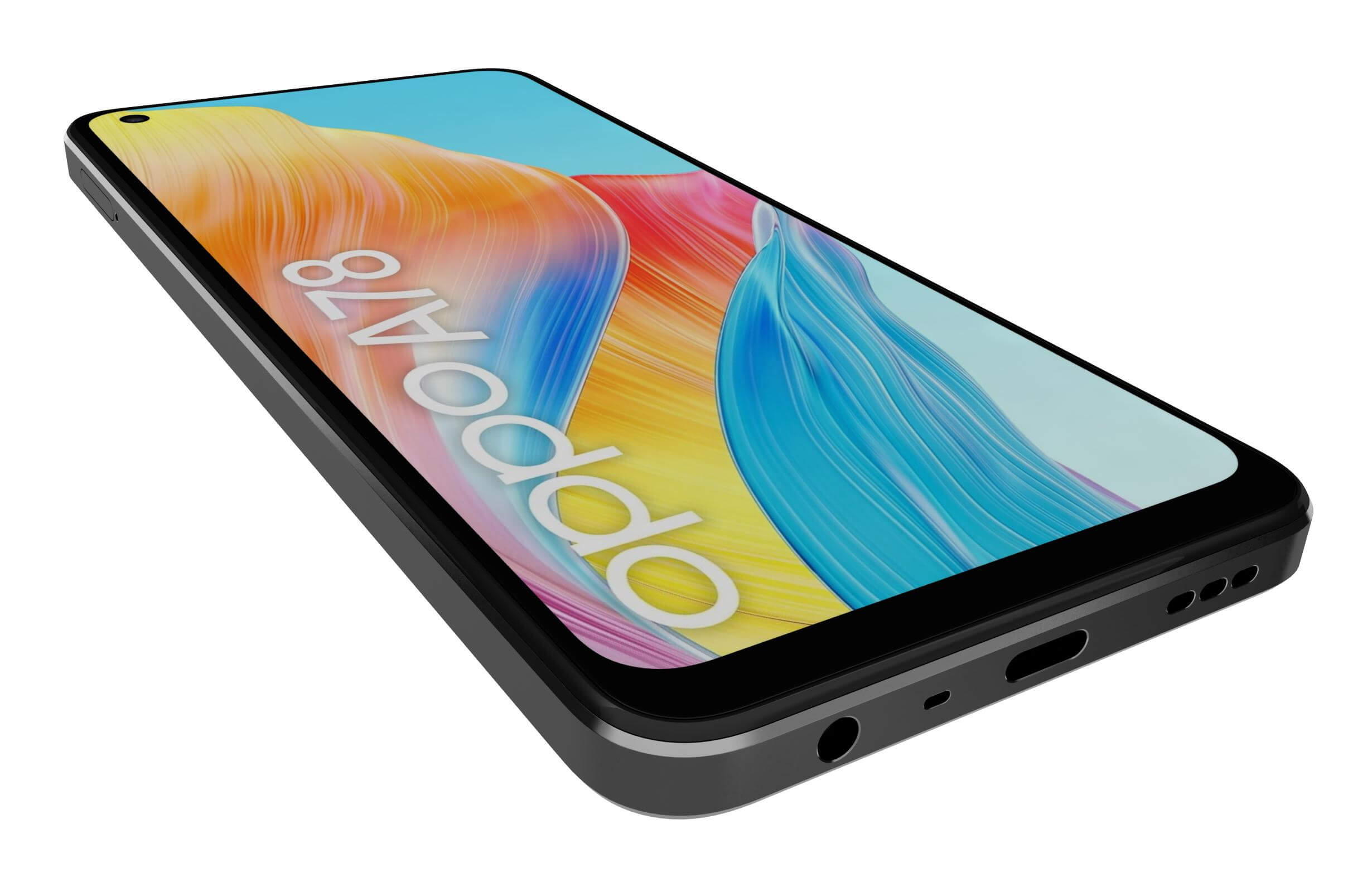 Oppo A78 4G Black - 3D Model by Rever_Art