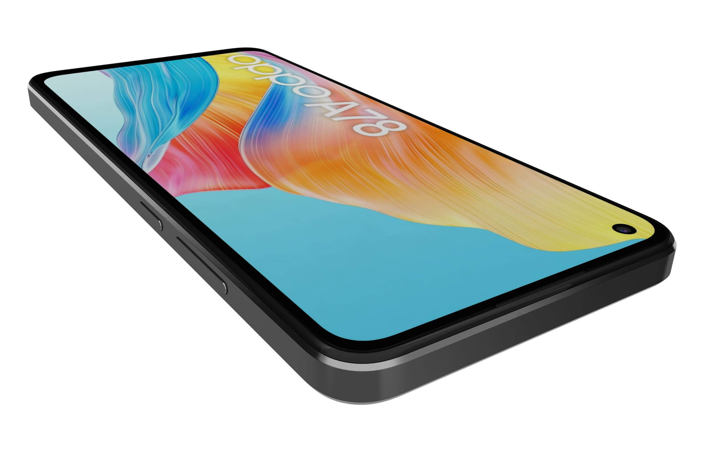 Oppo A78 4G Black - 3D Model by Rever_Art