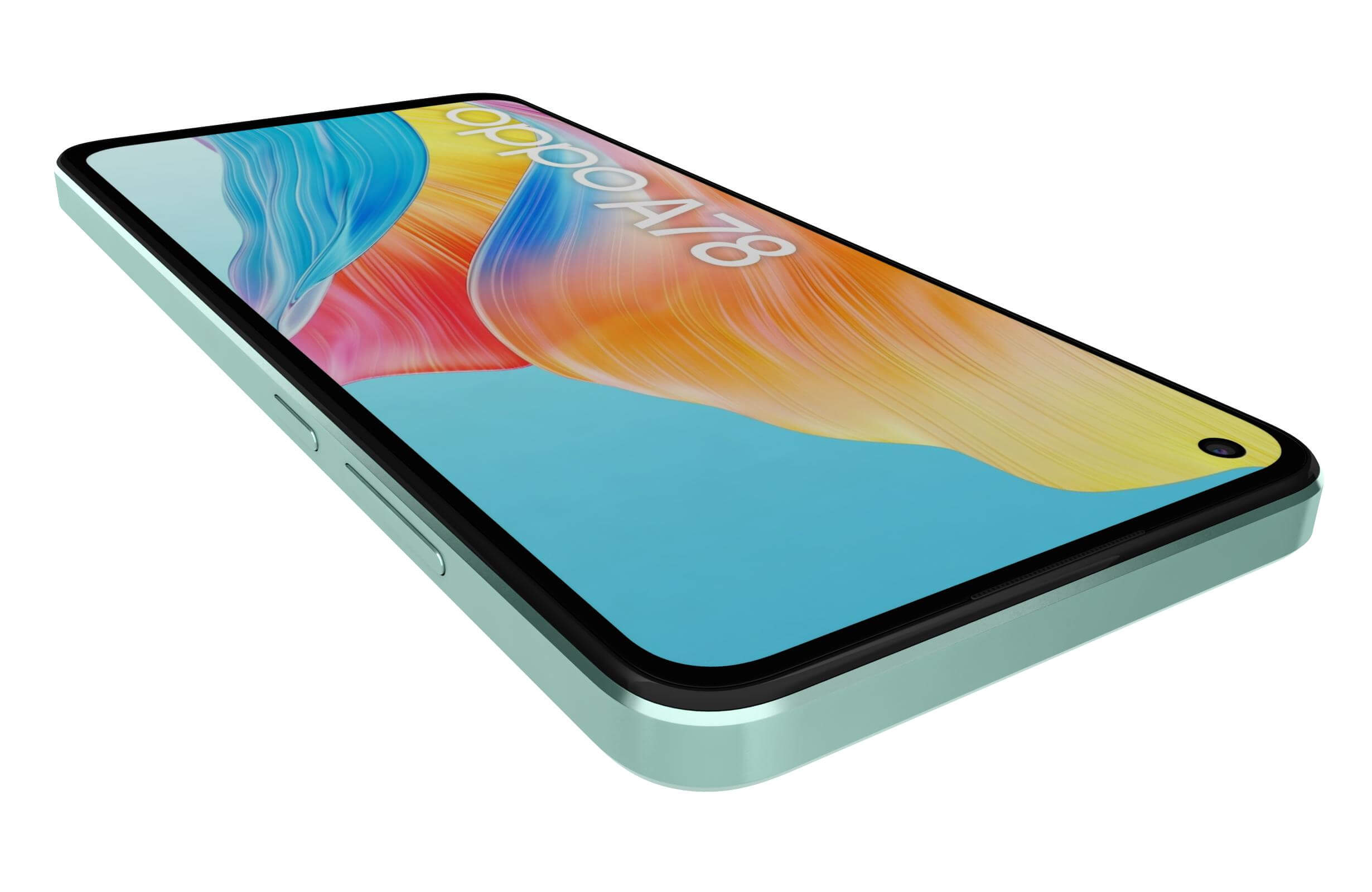 Oppo A78 4G Green - 3D Model by Rever_Art