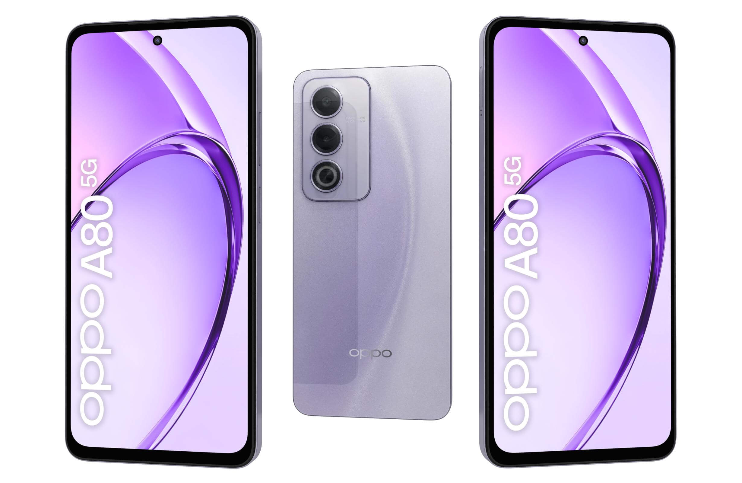 Oppo A80 Moonlight Purple and Starry Black - 3D Model by Rever_Art