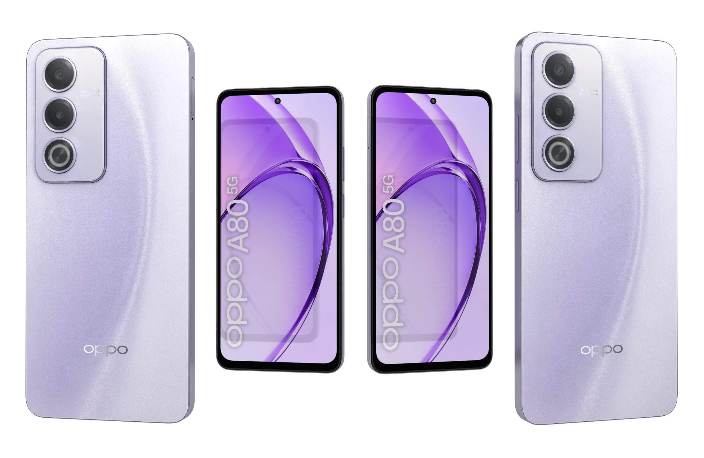 Oppo A80 Moonlight Purple - 3D Model by Rever_Art