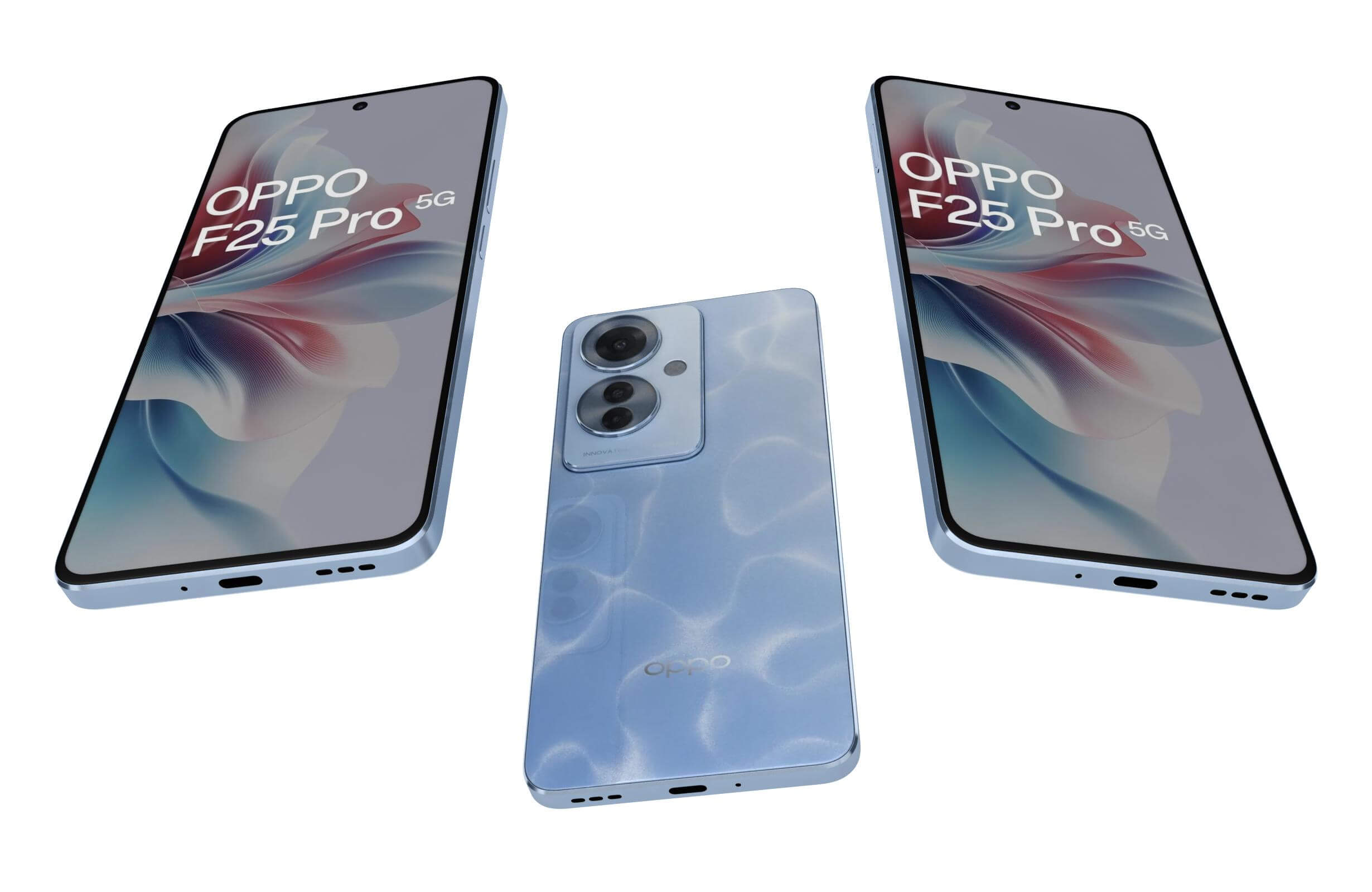Oppo F25 Pro 5G All Colors - 3D Model by Rever_Art
