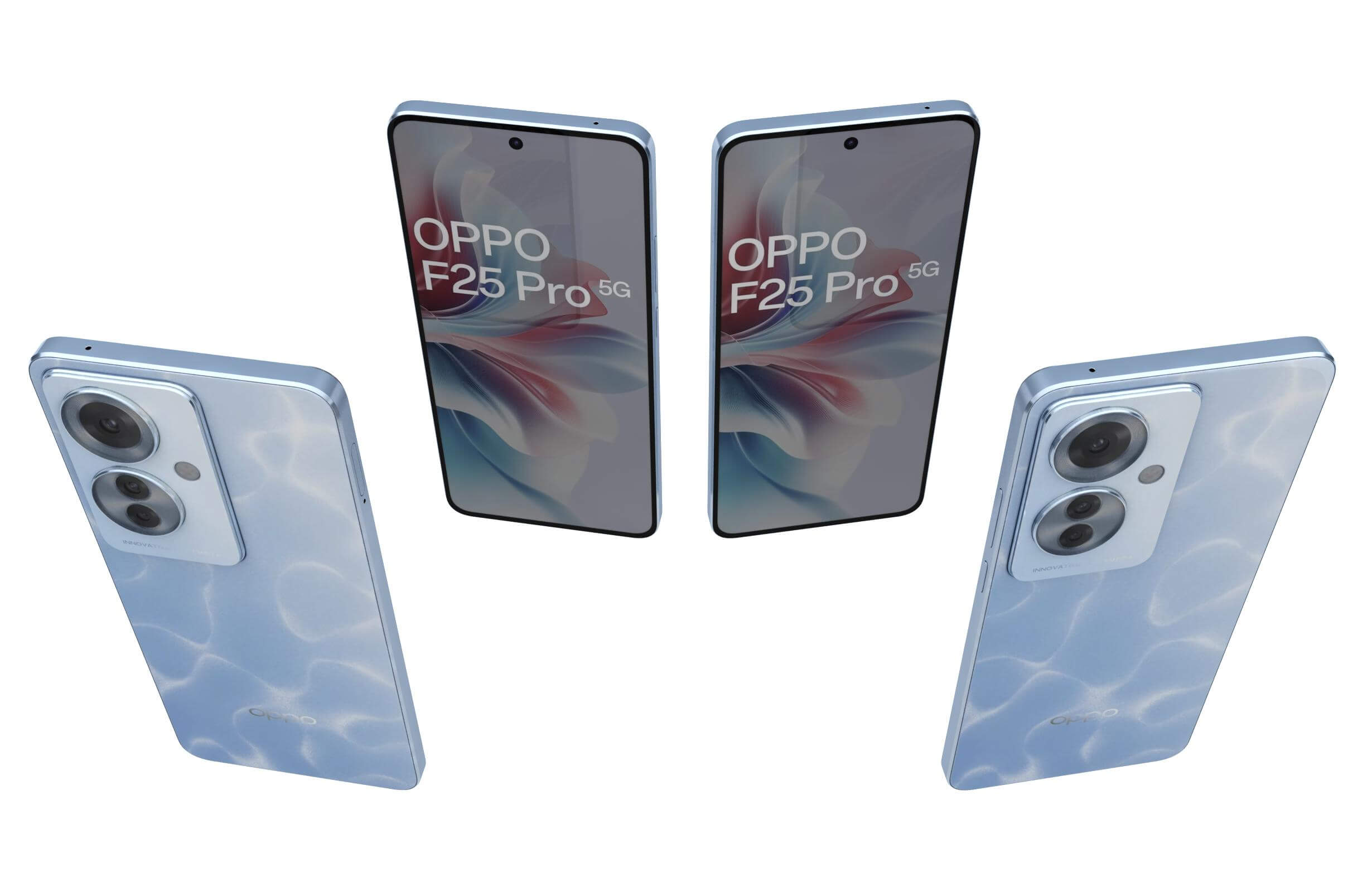 Oppo F25 Pro 5G All Colors - 3D Model by Rever_Art