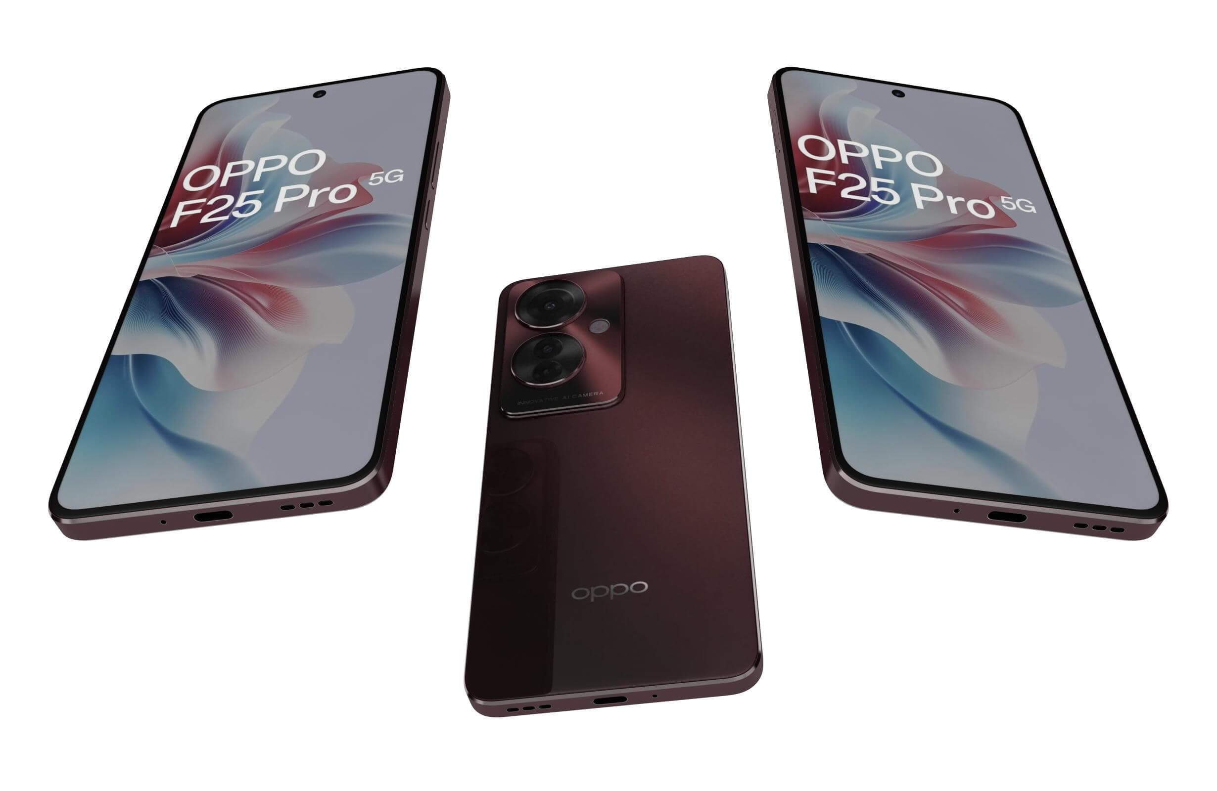 Oppo F25 Pro 5G All Colors - 3D Model by Rever_Art