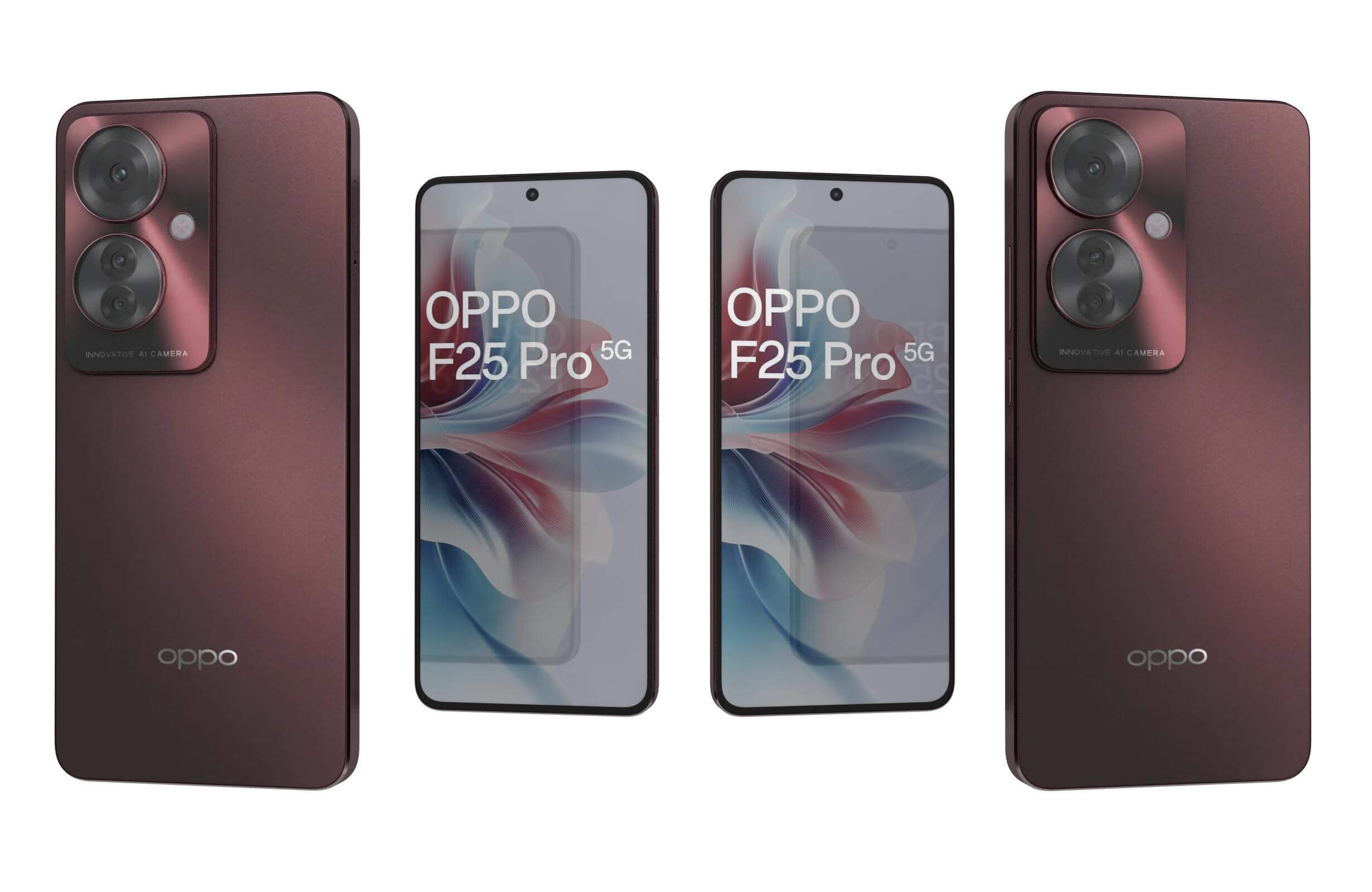 Oppo F25 Pro 5G All Colors - 3D Model by Rever_Art