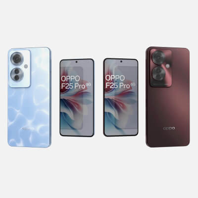 Oppo F25 Pro 5G All Colors - 3D Model by Rever_Art