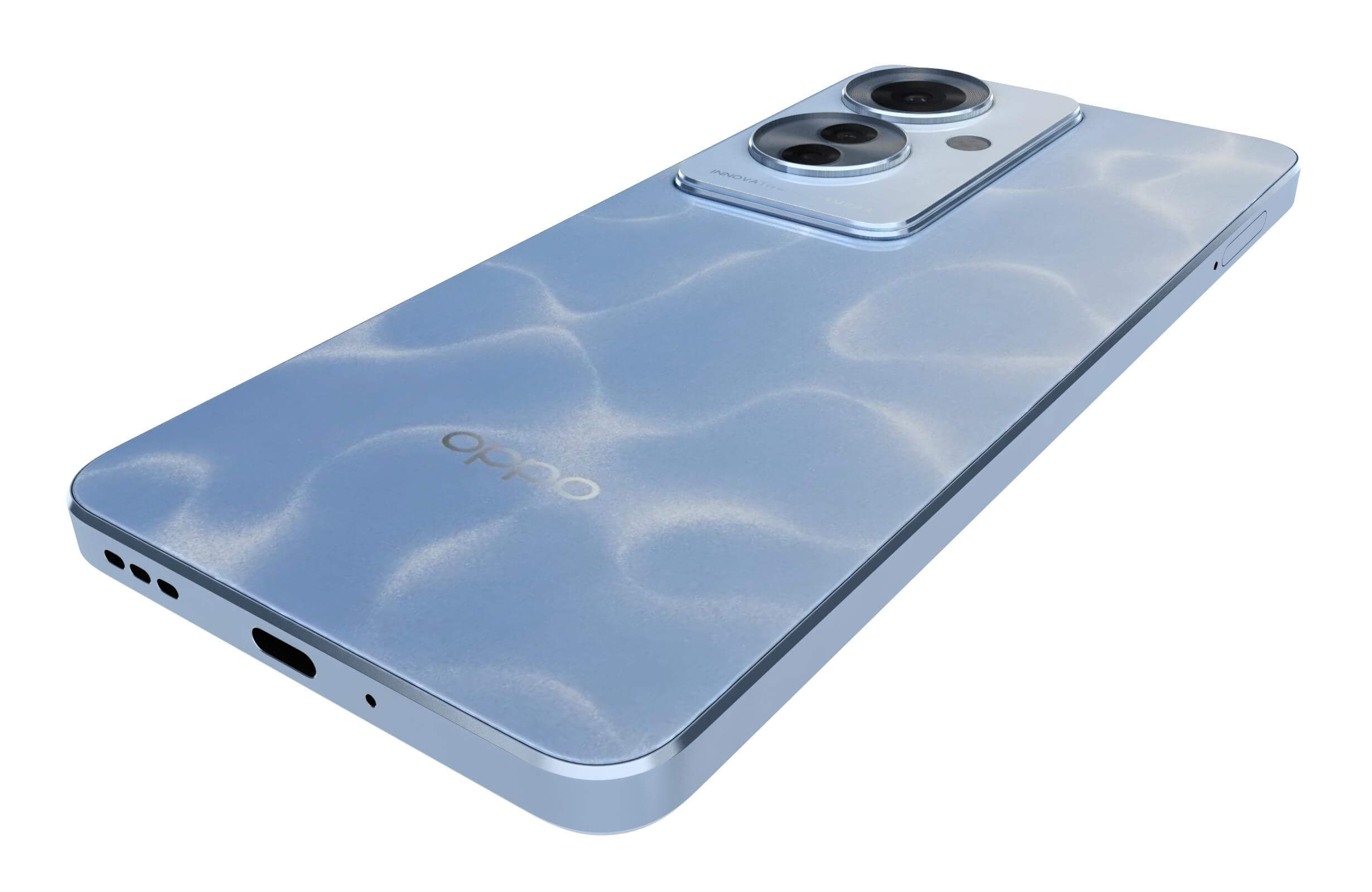 Oppo F25 Pro 5G Blue - 3D Model by Rever_Art