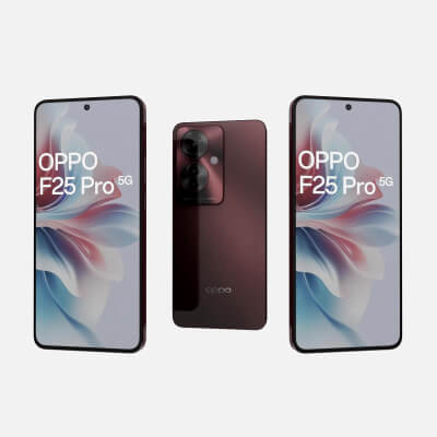 Oppo F25 Pro 5G Brown - 3D Model by Rever_Art