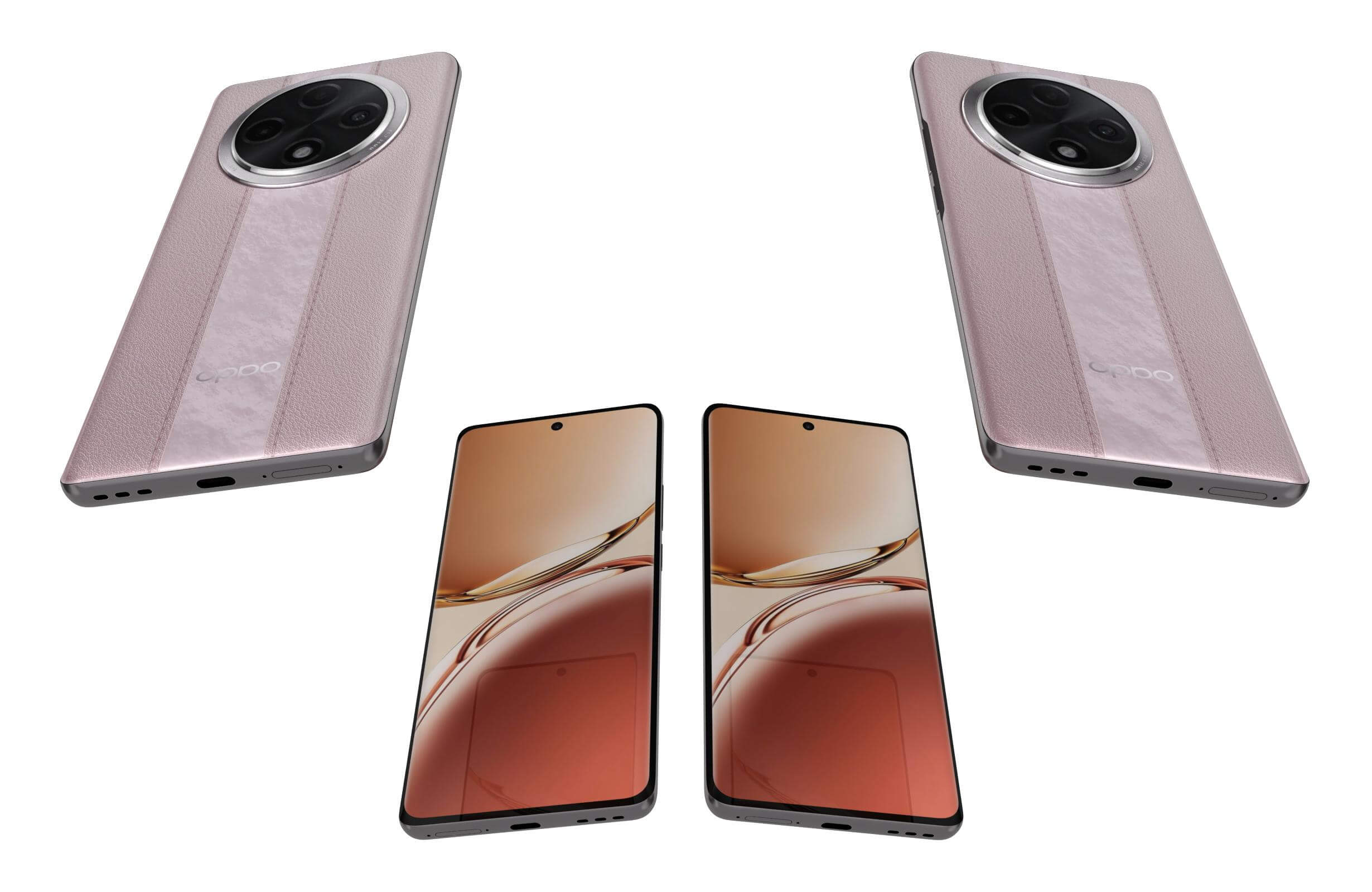 Oppo F27 Pro Plus Dusk Pink - 3D Model by Rever_Art