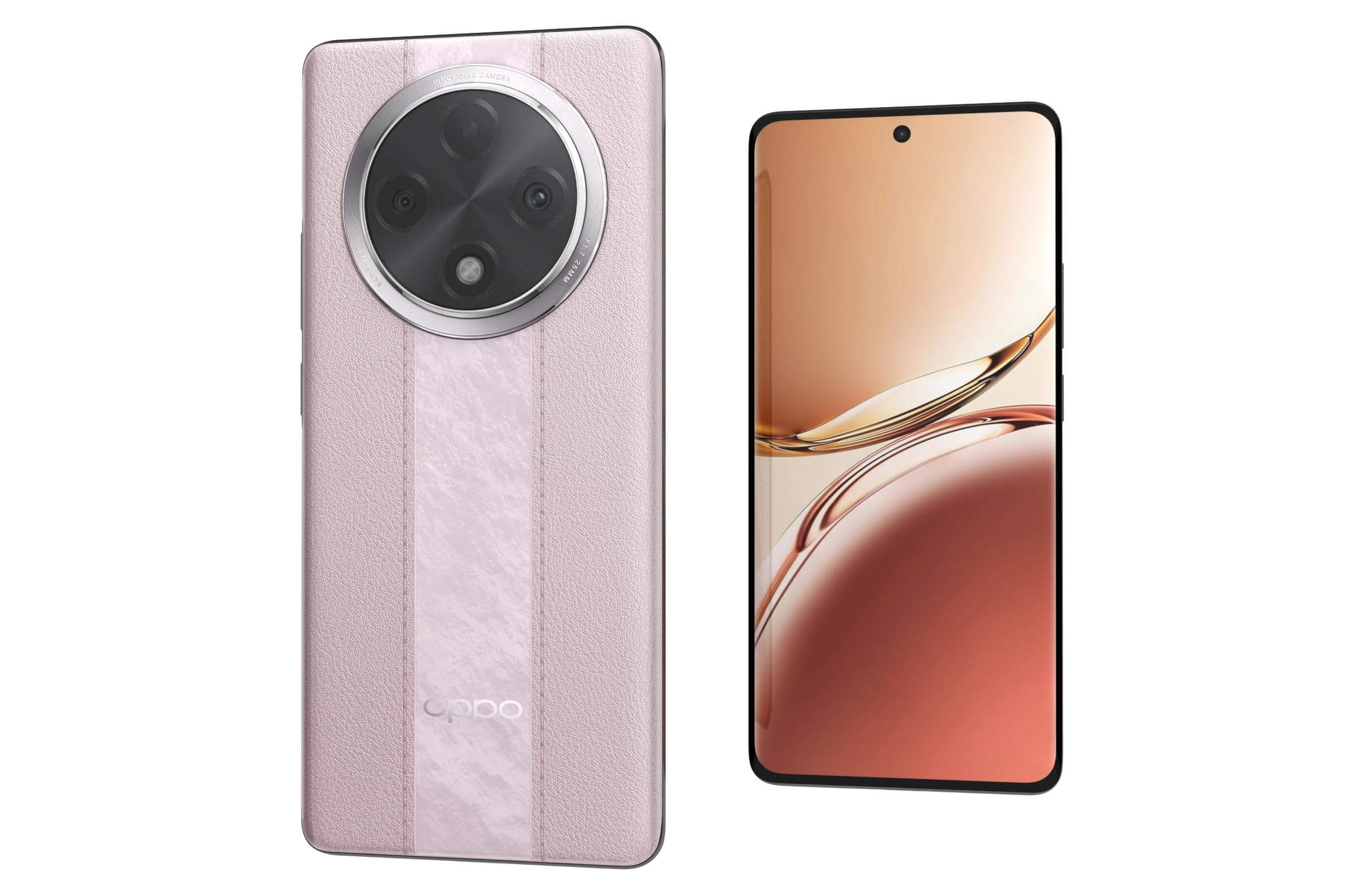 Oppo F27 Pro Plus Midnight Navy and Dusk Pink - 3D Model by Rever_Art