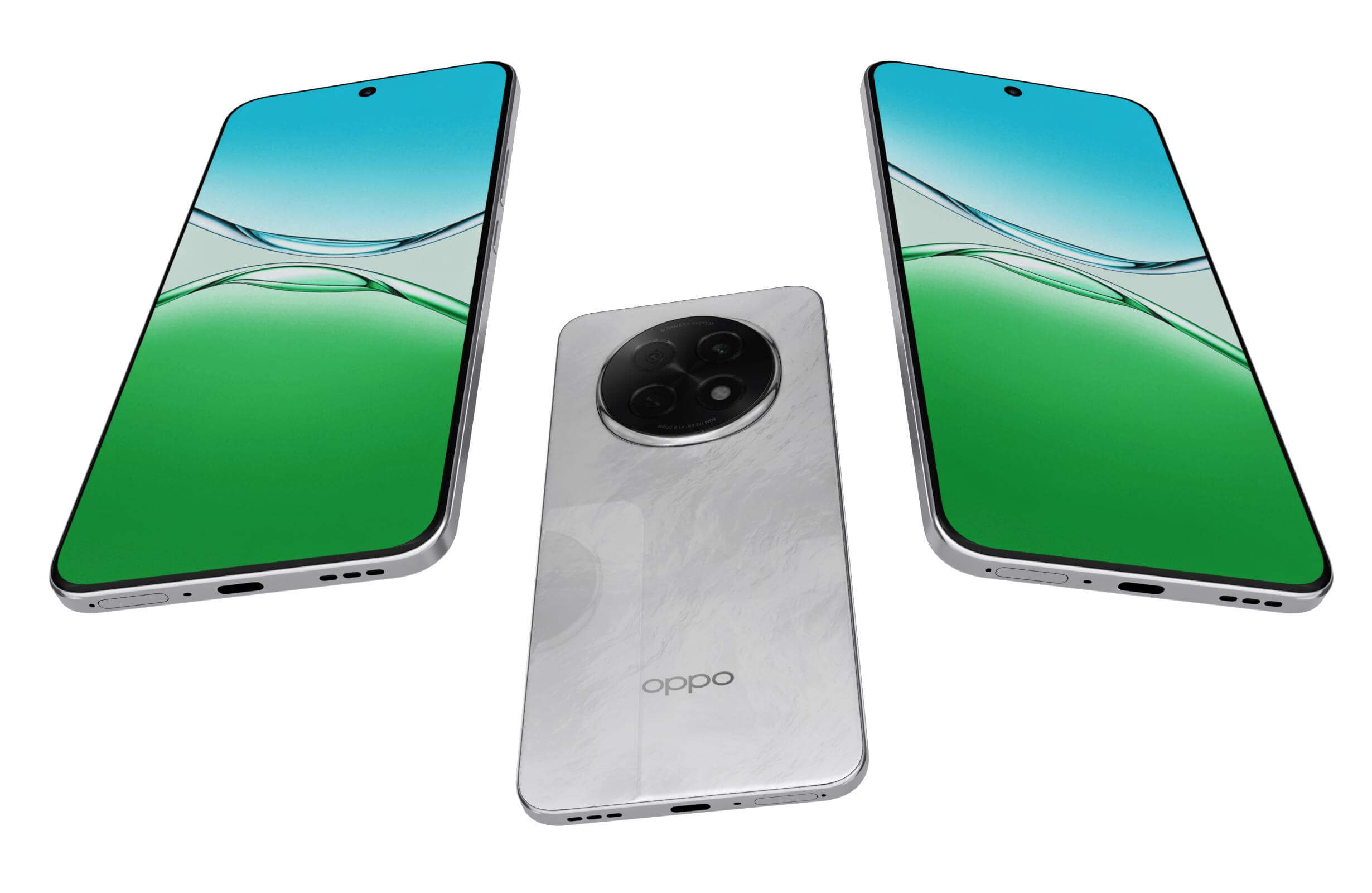 OPPO F29 Pro 5G Marble White - 3D Model by Rever_Art