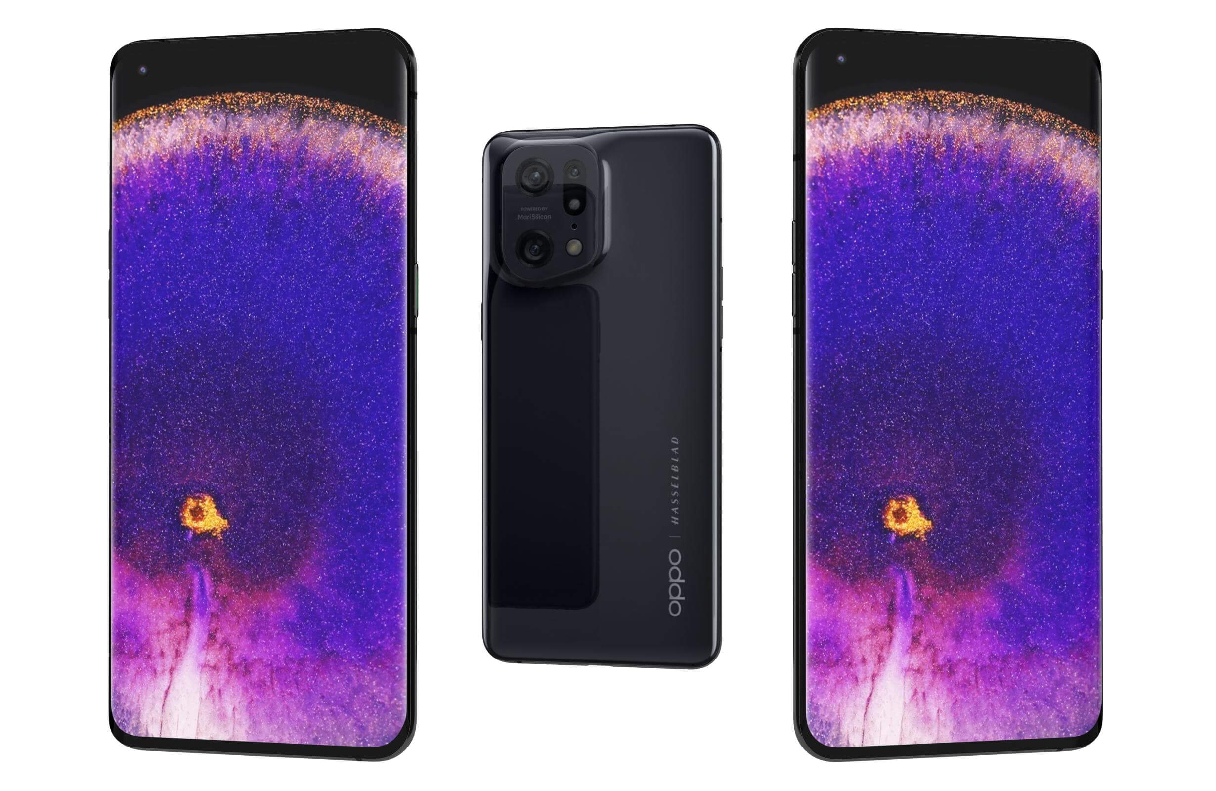 Oppo Find X5 Pro Black - 3D Model by Rever_Art