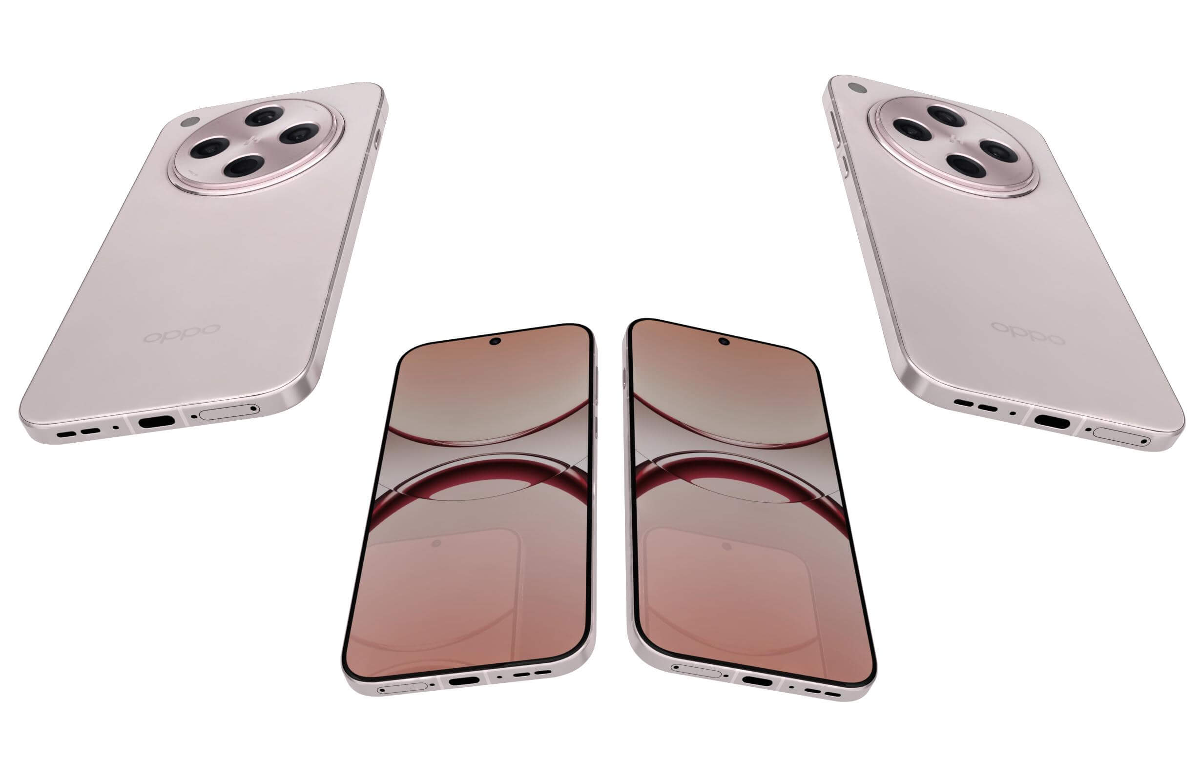 Oppo Find X8 Bubble Pink - 3D Model by Rever_Art