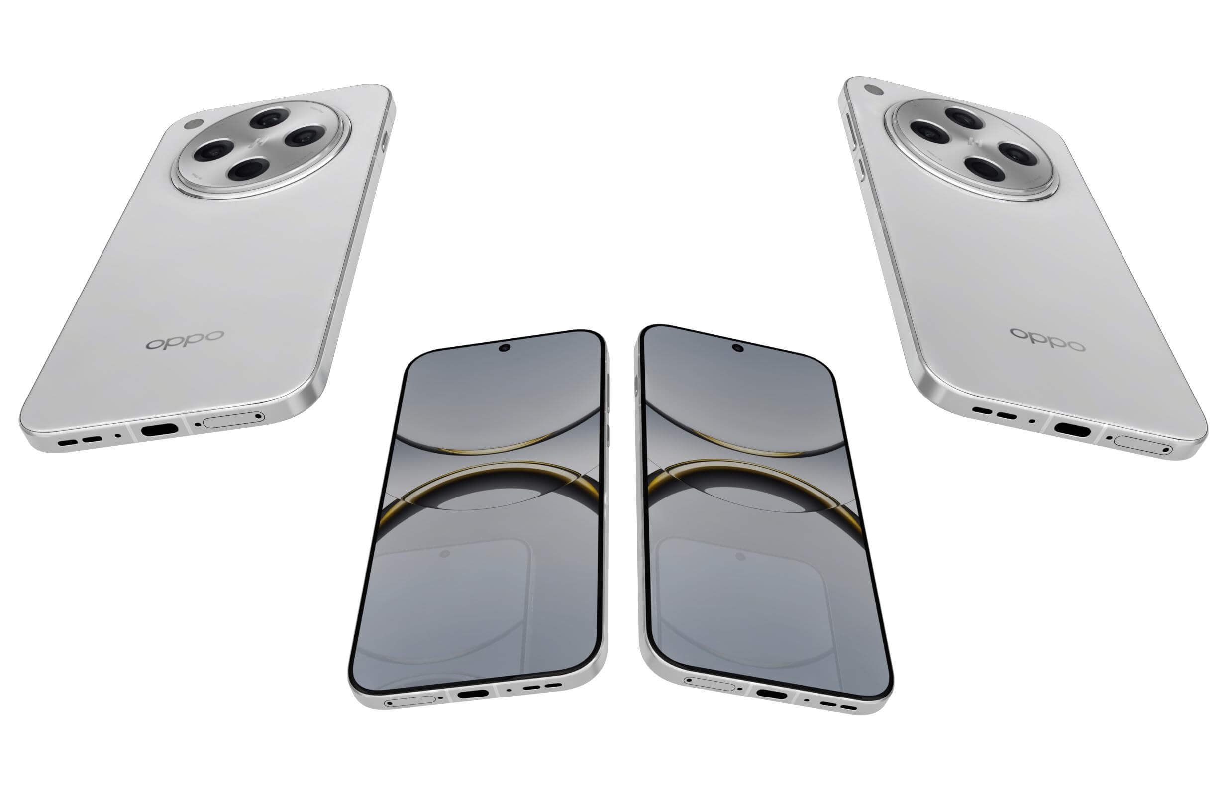 Oppo Find X8 Floating Light White - 3D Model by Rever_Art