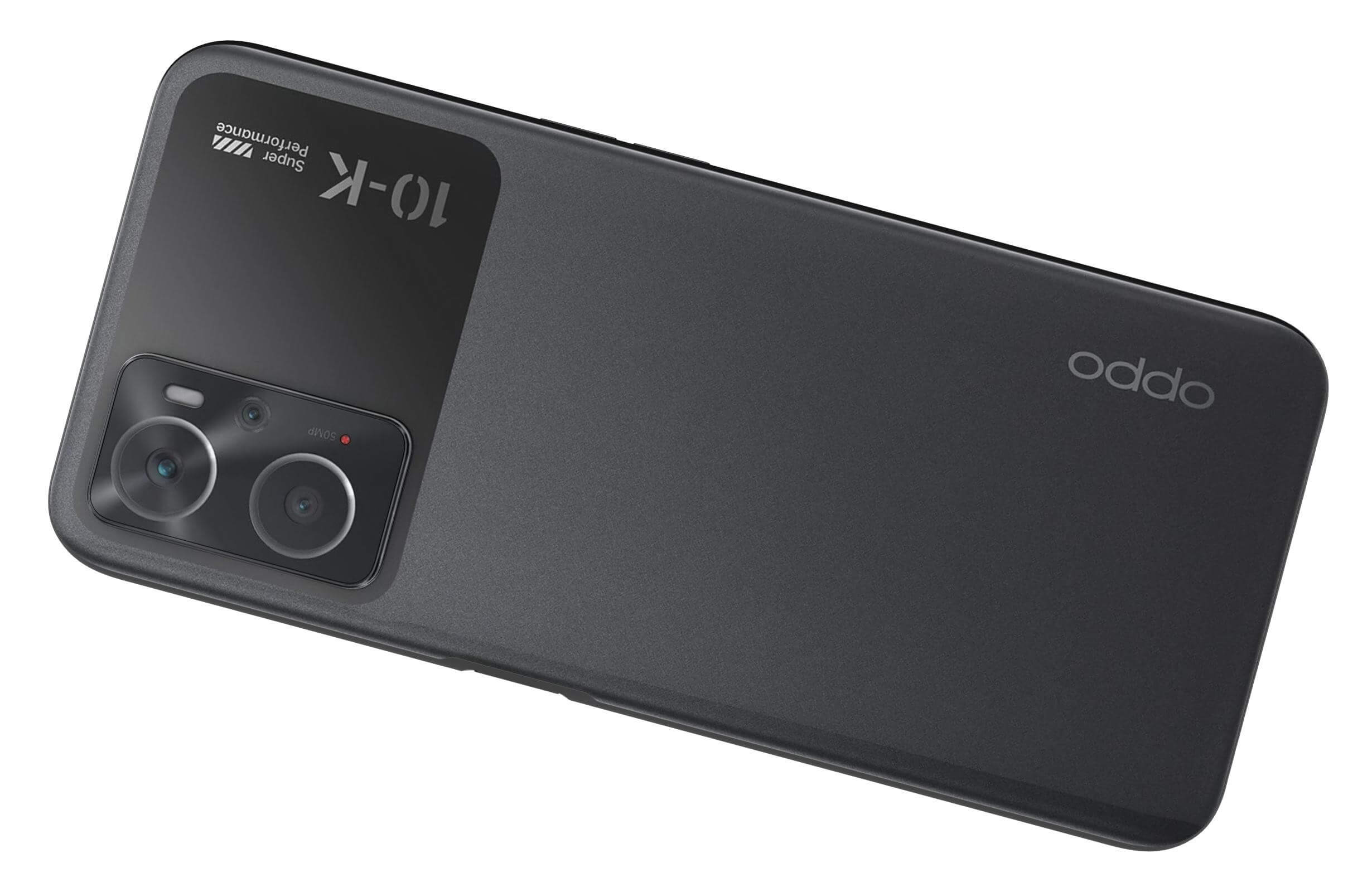 Oppo K10 Black Carbon And Blue Flame - 3D Model by Rever_Art